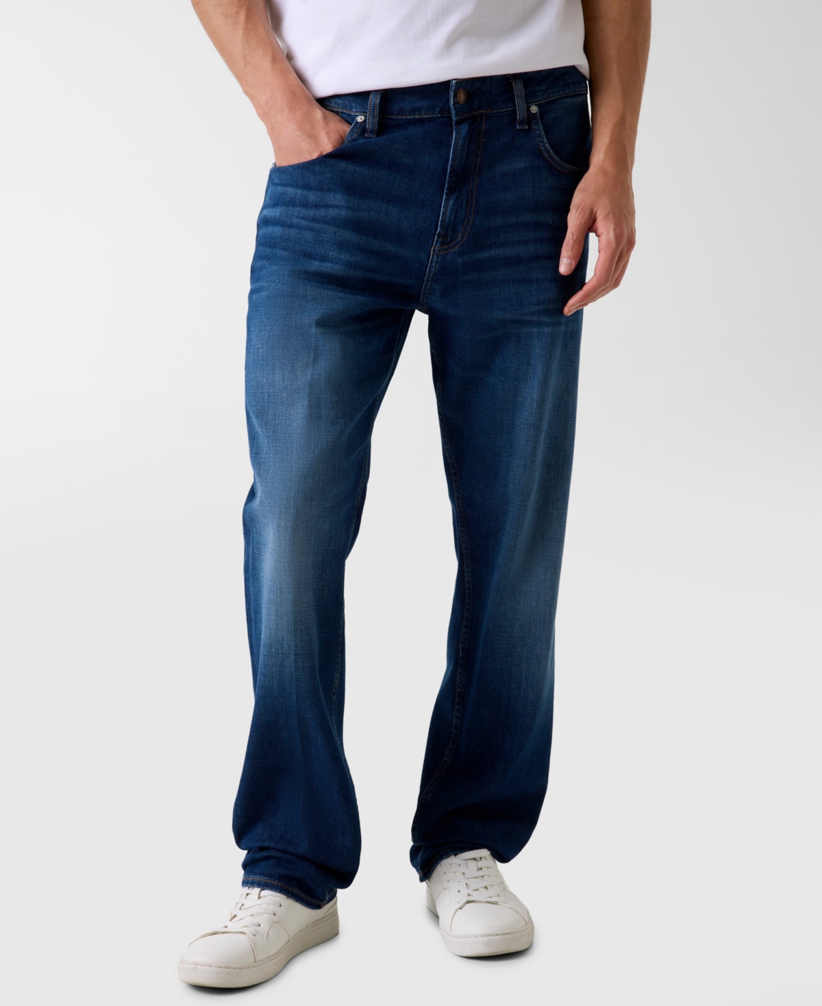 Click here for Guess Mens Rodeo Straight-Fit Jeans - Relife Blue prices