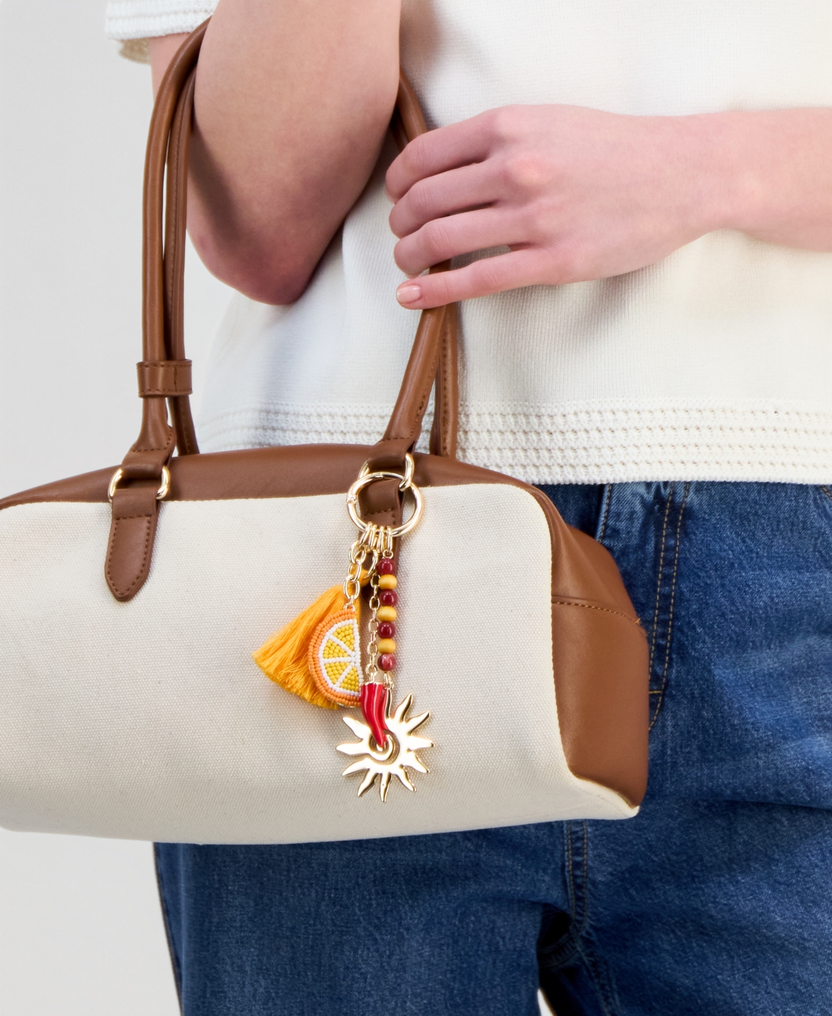 Click here for On 34th Sun Bag Charm  Macys Exclusive - Gold prices