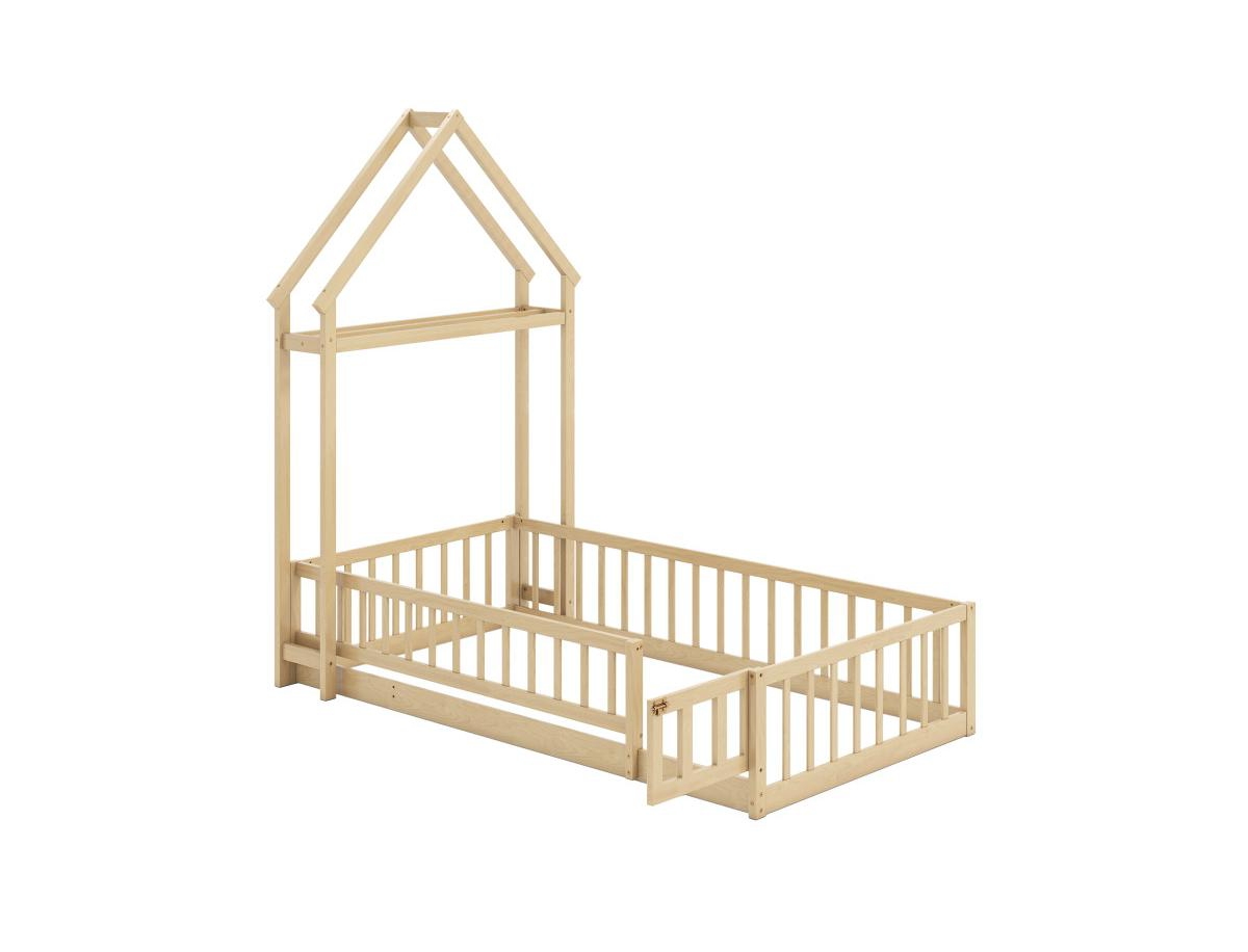 Click here for Slickblue House Style Twin Floor Bed with Decorati... prices