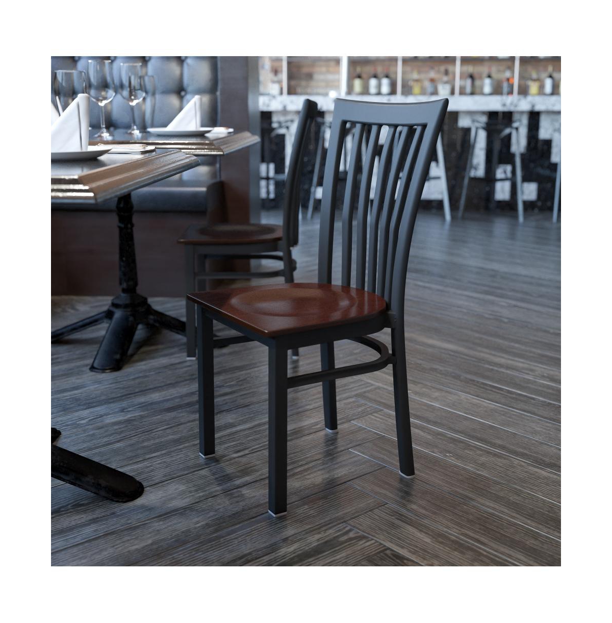 Click here for Emma+Oliver School House Back Metal Restaurant Din... prices