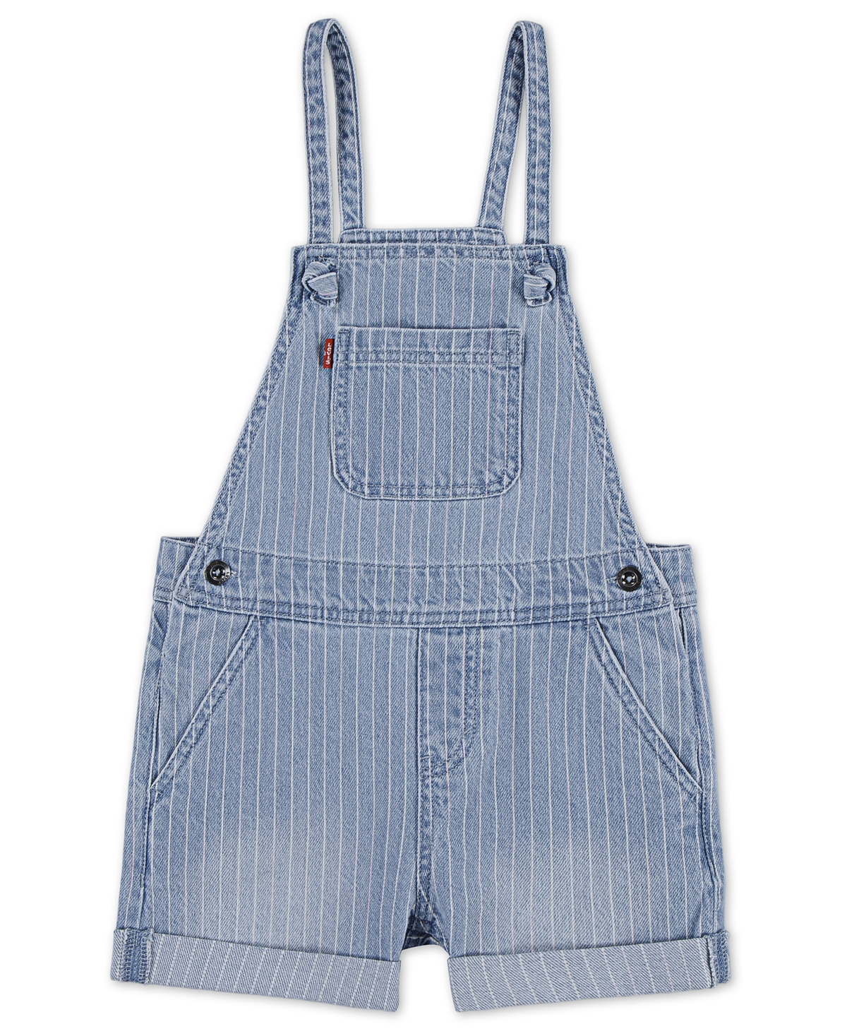 Click here for Levis Girls 4-6X Knot Strap Apron Neck Shortalls -... prices