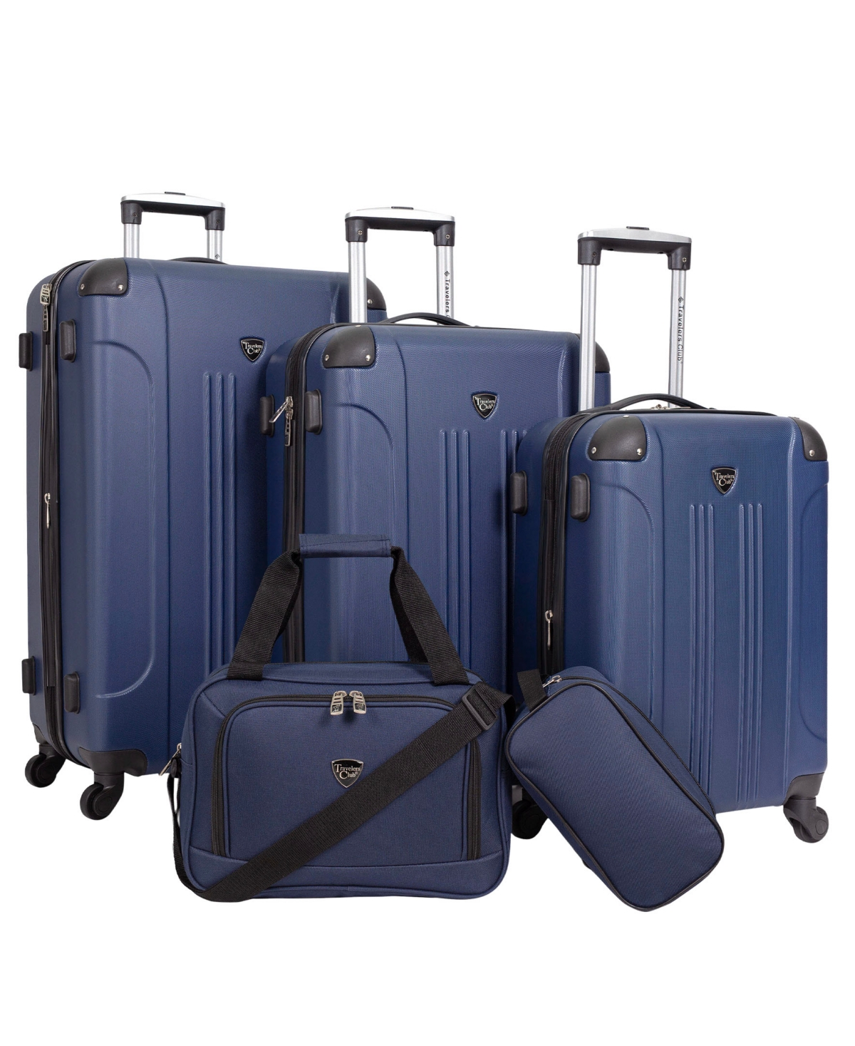 Click here for Travelers Club Chicago 5-Piece Hardside Luggage Se... prices