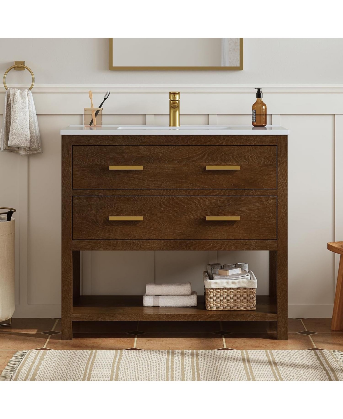 Click here for Busdays 36 Inch Bathroom Vanity with Sink  with Dr... prices