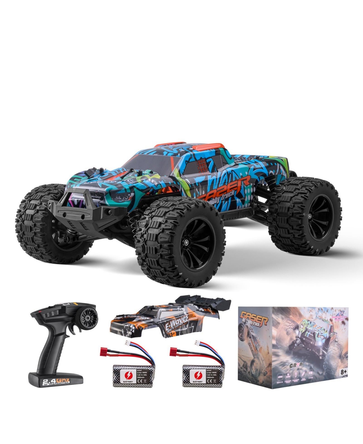 Click here for Sugift 1:14 Scale Rc Car with Extra Body Shell & 4... prices