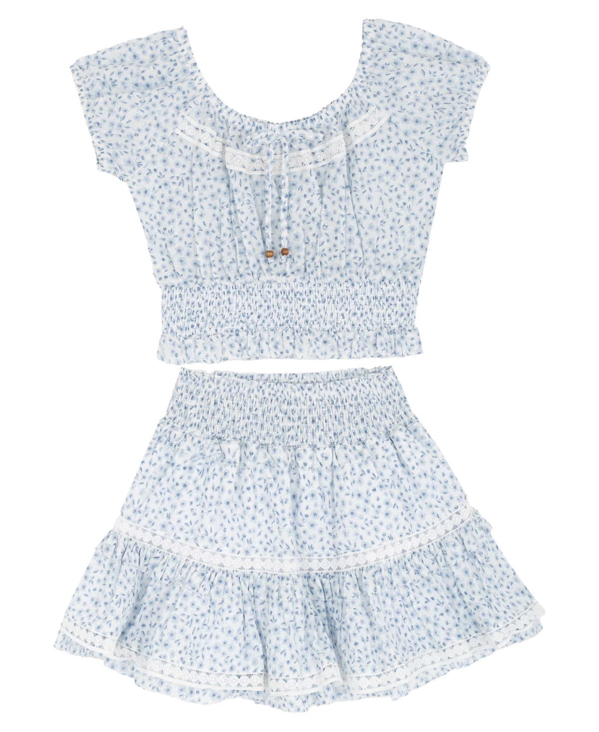 Click here for Rare Editions Girls 7-16 Floral Printed Smocked To... prices