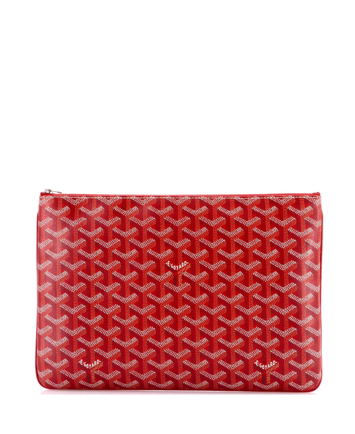 Click here for Pre-Owned Goyard Mm Senat Zip Pouch Coated Canvas... prices