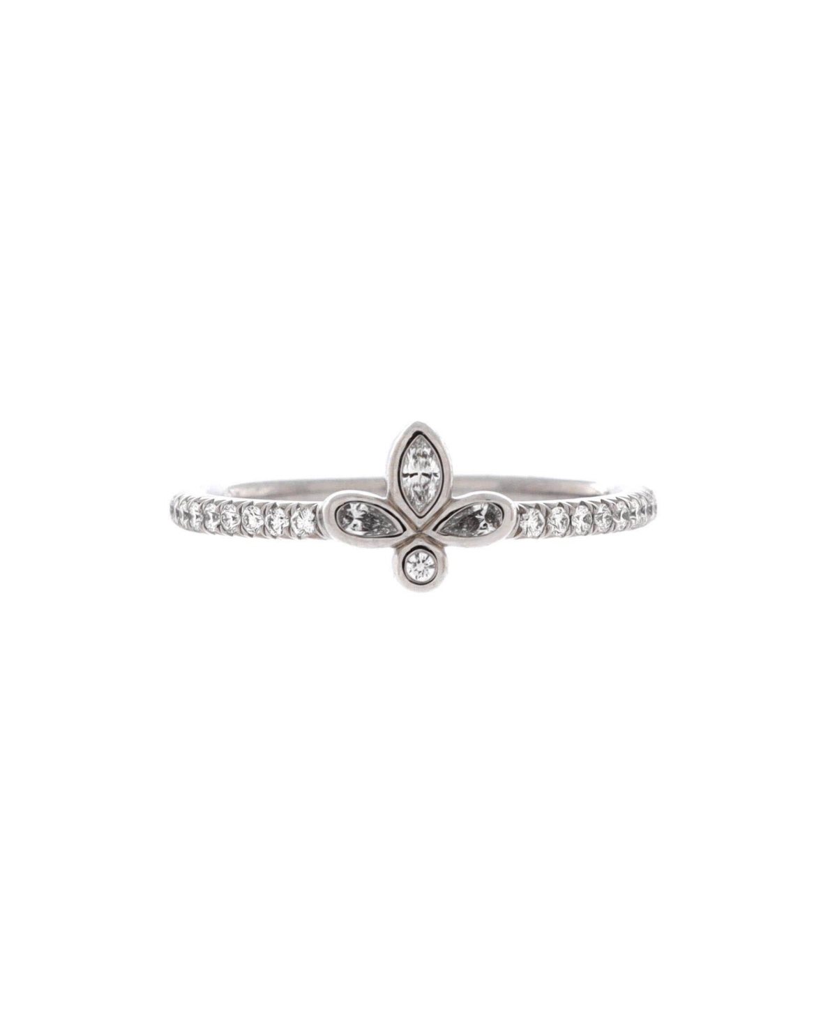 Click here for Pre-Owned Tiffany & Co Fleur de Lis Flower Ring -... prices