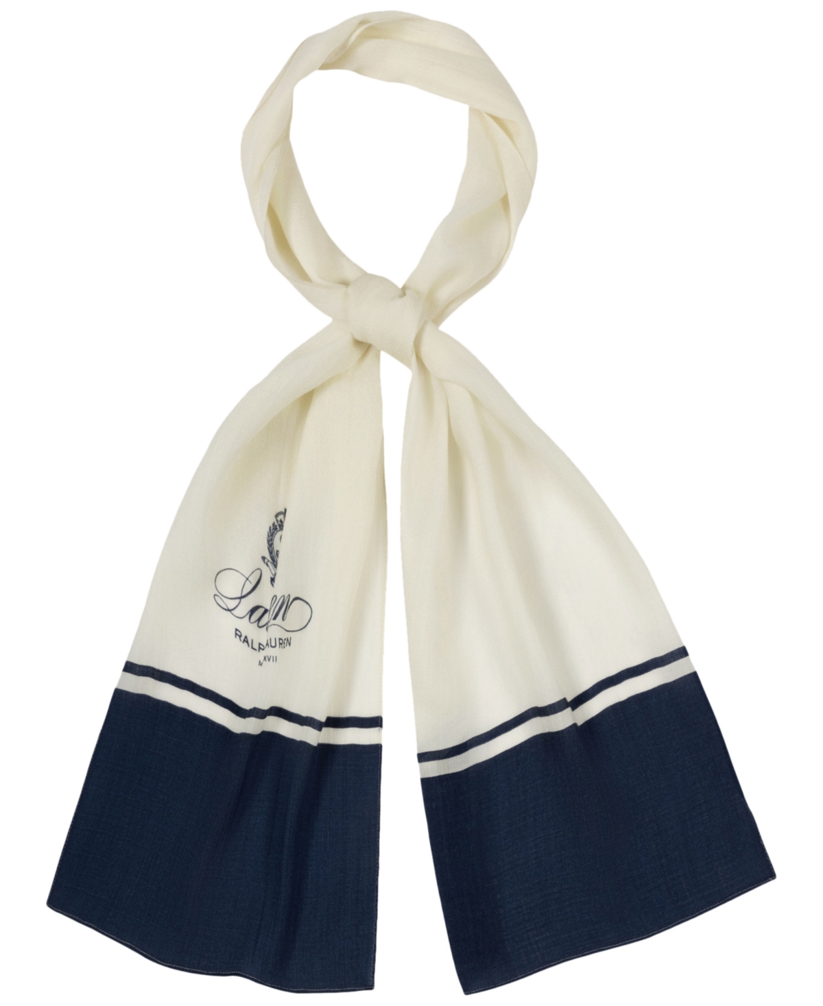 Click here for Lauren Ralph Lauren Spring Small Oblong Scarf - Cr... prices