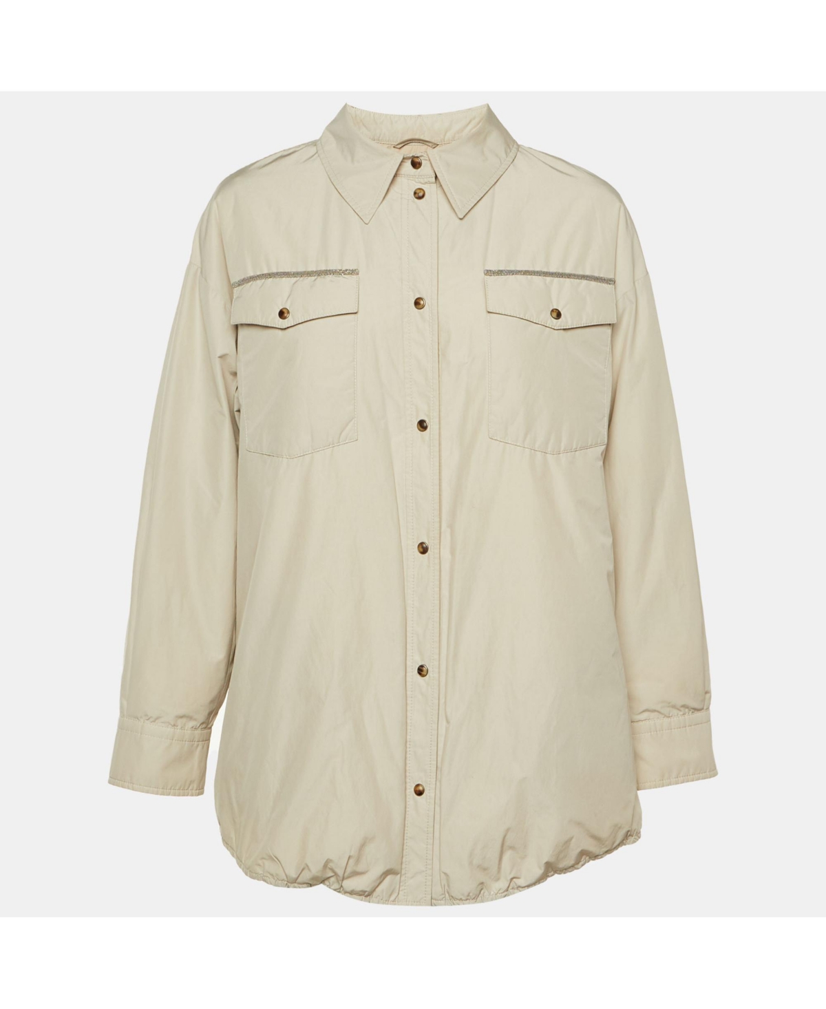 Click here for Pre-Owned Brunello Cucinelli Womens Beige Embellis... prices