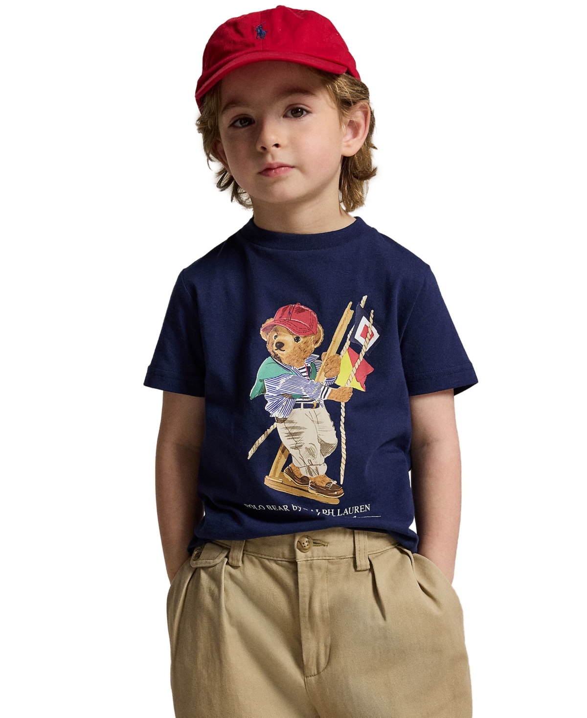 Click here for Polo Ralph Lauren Boys 2-7 Polo Bear Graphic Print... prices