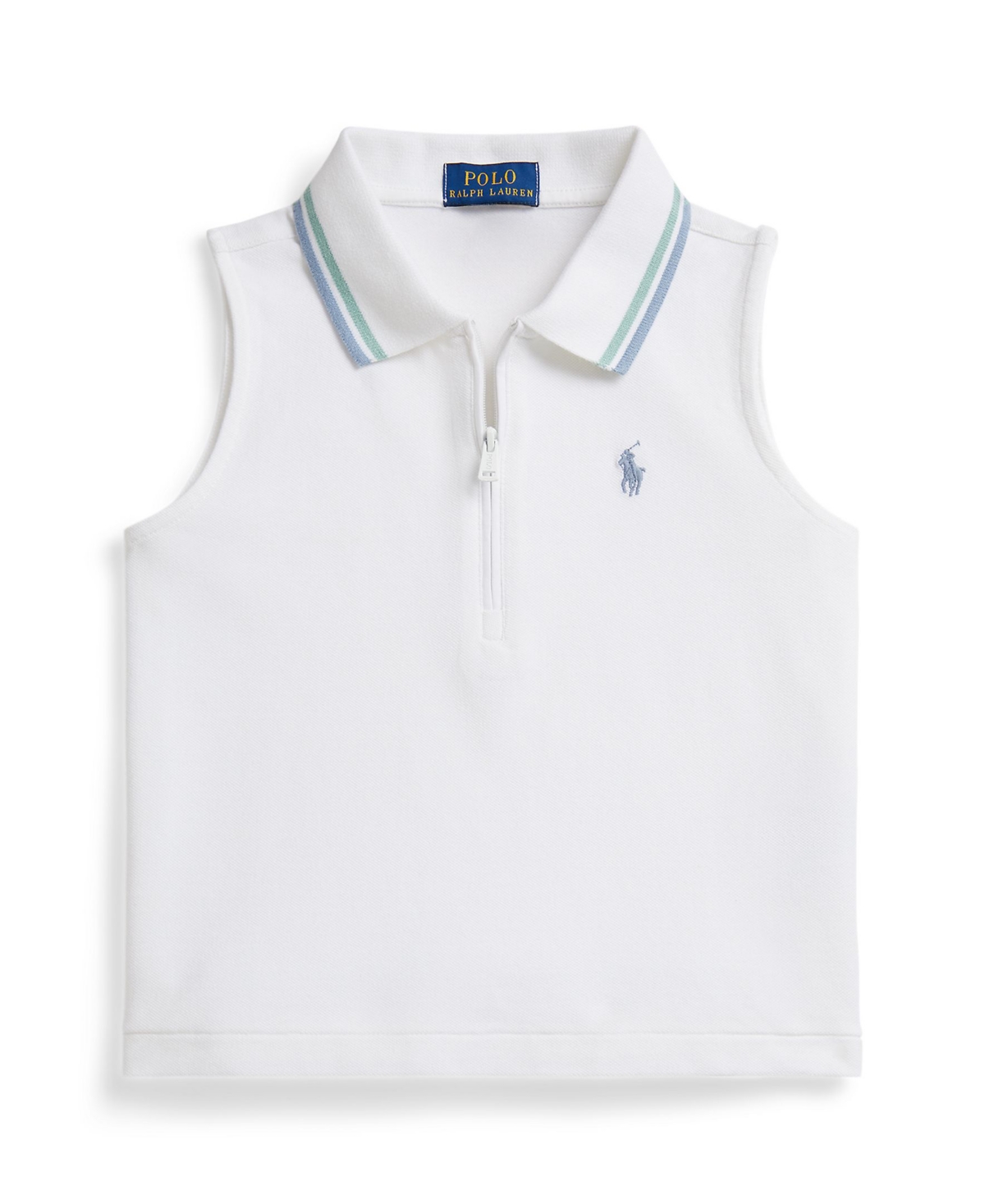 Click here for Polo Ralph Lauren Girls 7-16 Stretch Mesh Half-Zip... prices