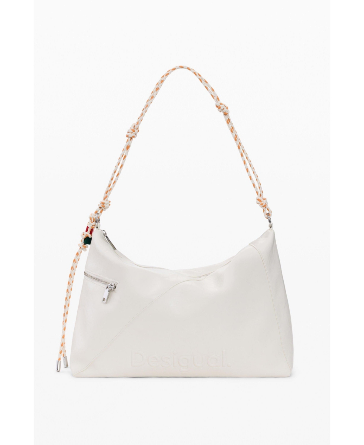 Click here for Desigual Womens Large charms bag - Medium beige prices