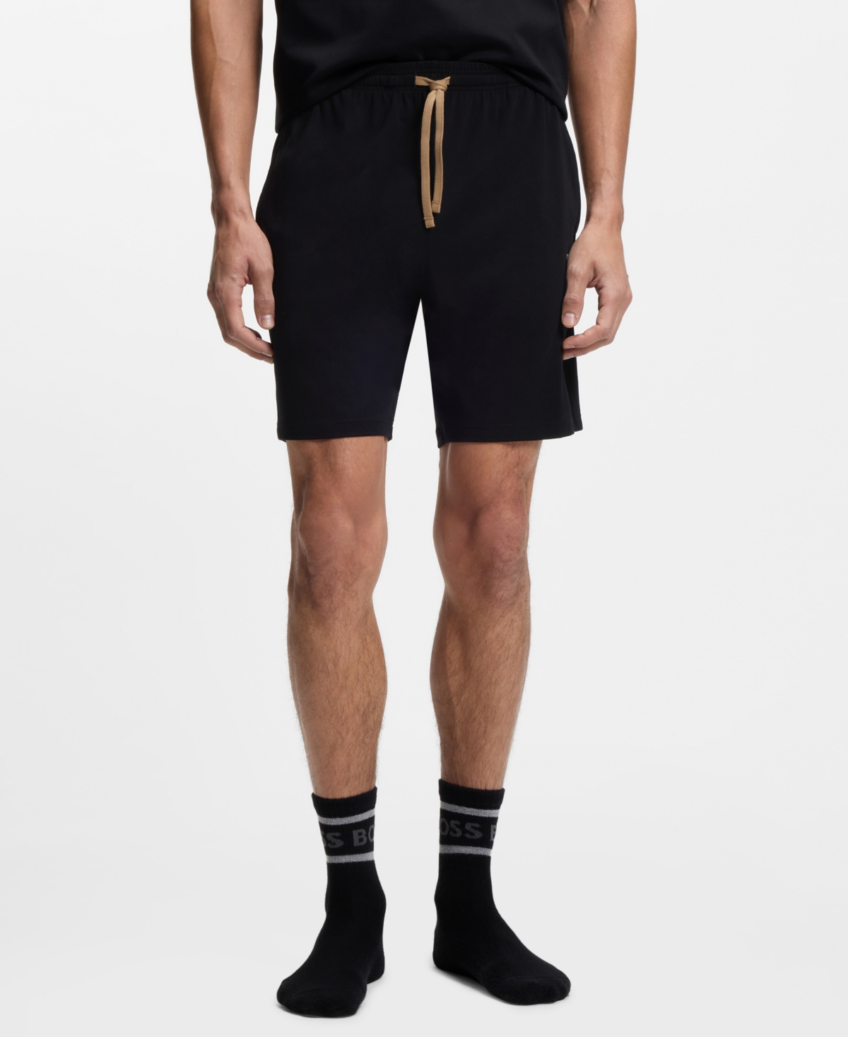 Click here for Boss Mens Mix & Match Mid Rise Shorts - Black prices