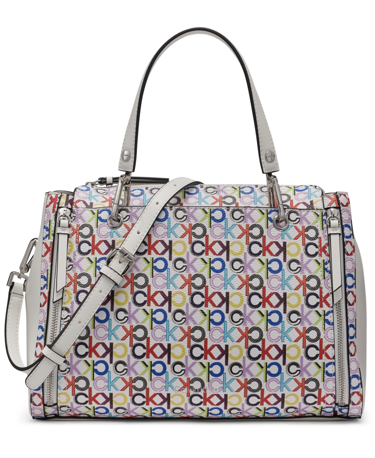 Click here for Calvin Klein Garnet Adjustable Medium Satchel Bag... prices