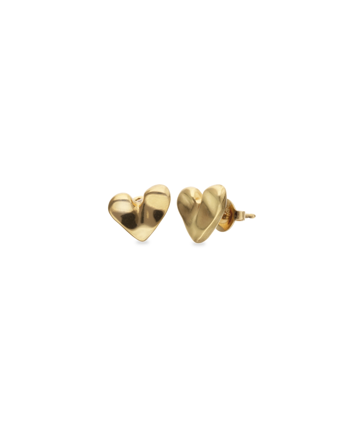Click here for Unode50 18K Gold Plated Heart Shaped Earrings - Go... prices