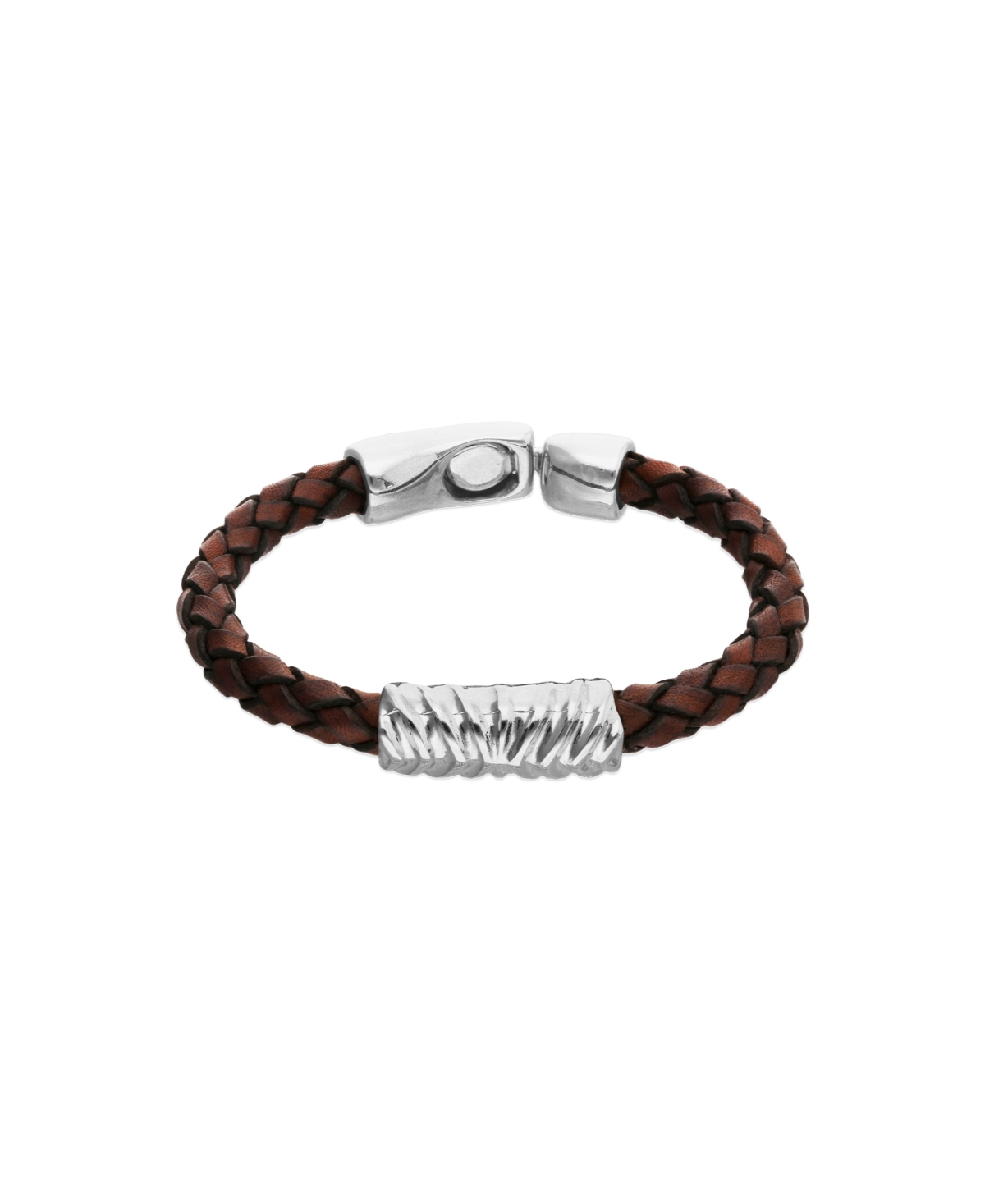 Click here for Unode50 Leather And Sterling Silver Plated Alloy B... prices