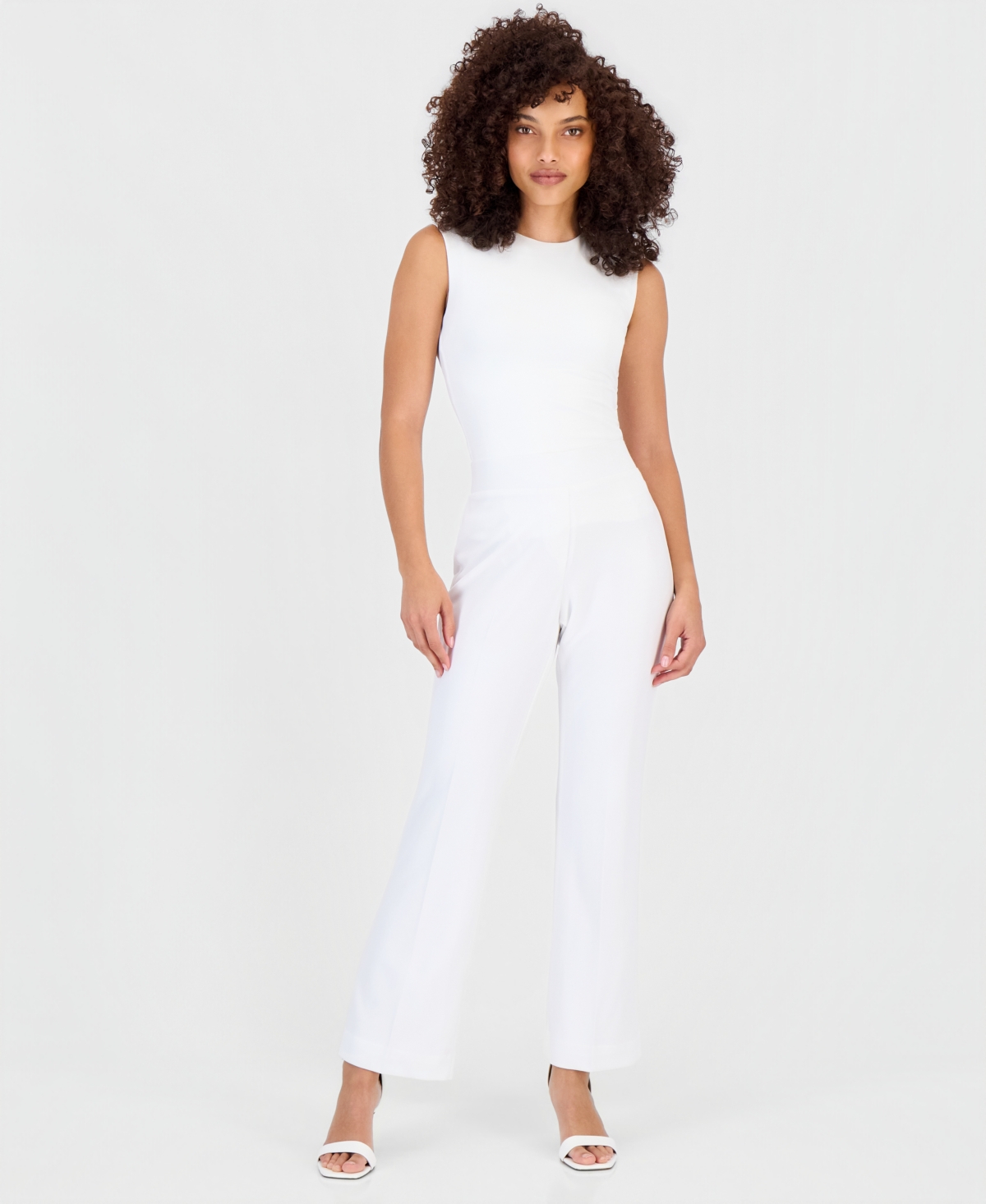 Click here for Anne Klein Essentials Petite High Rise Pull-On Pan... prices