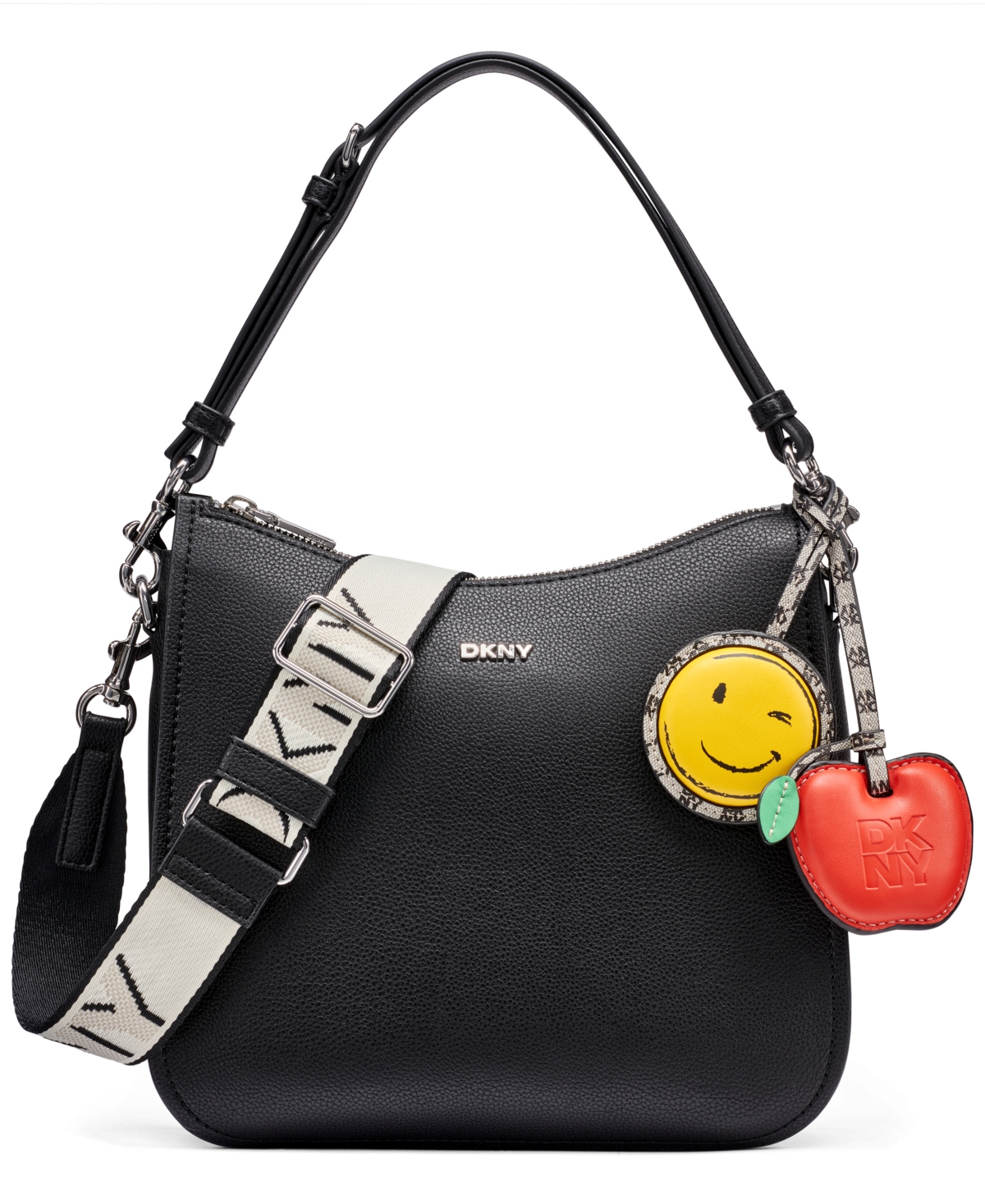 Click here for Dkny Nessa Small Top Handle Crossbody Bag - Black/... prices