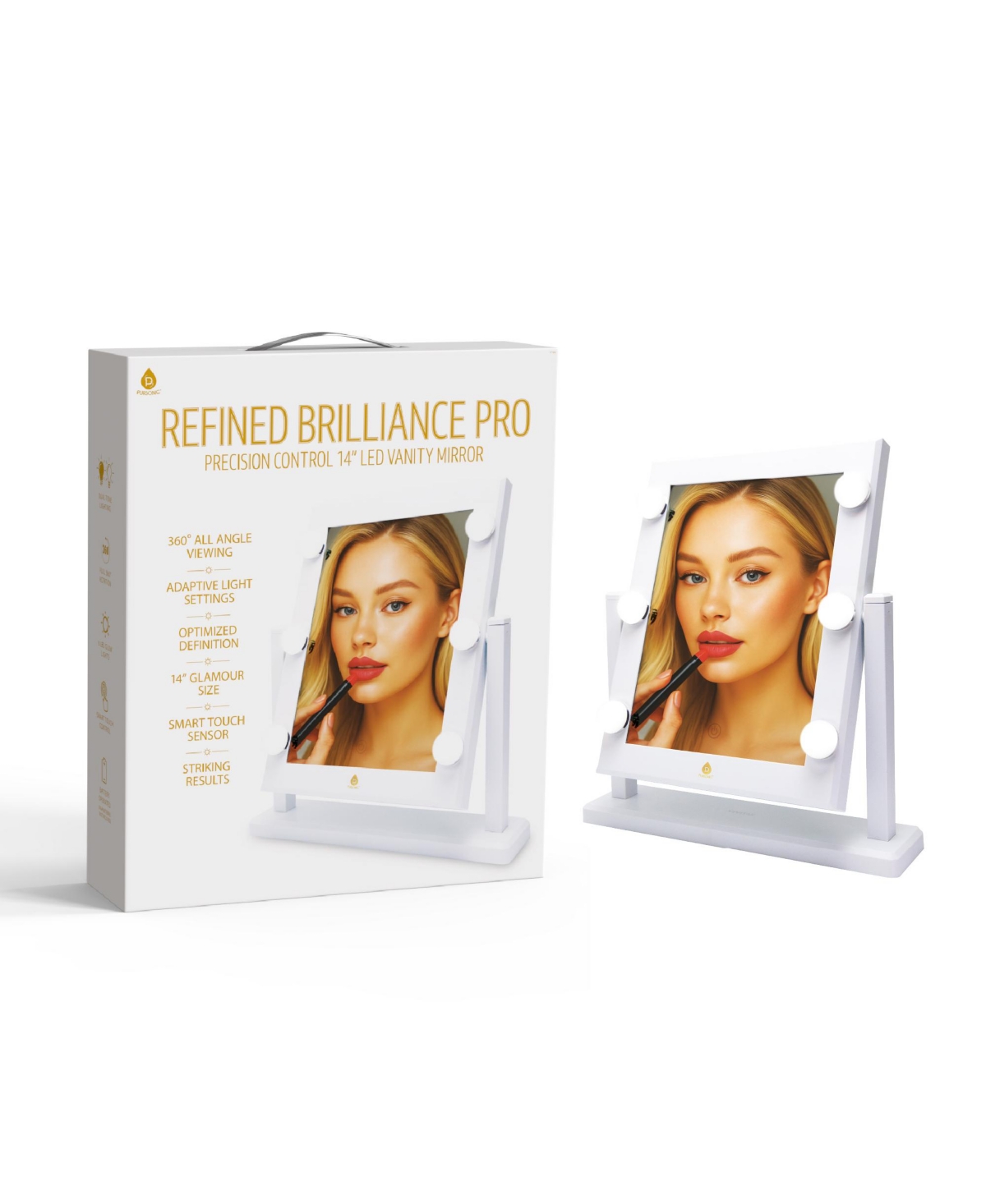 Click here for Pursonic 14" Led Hollywood Glam Mirror ȁ... prices