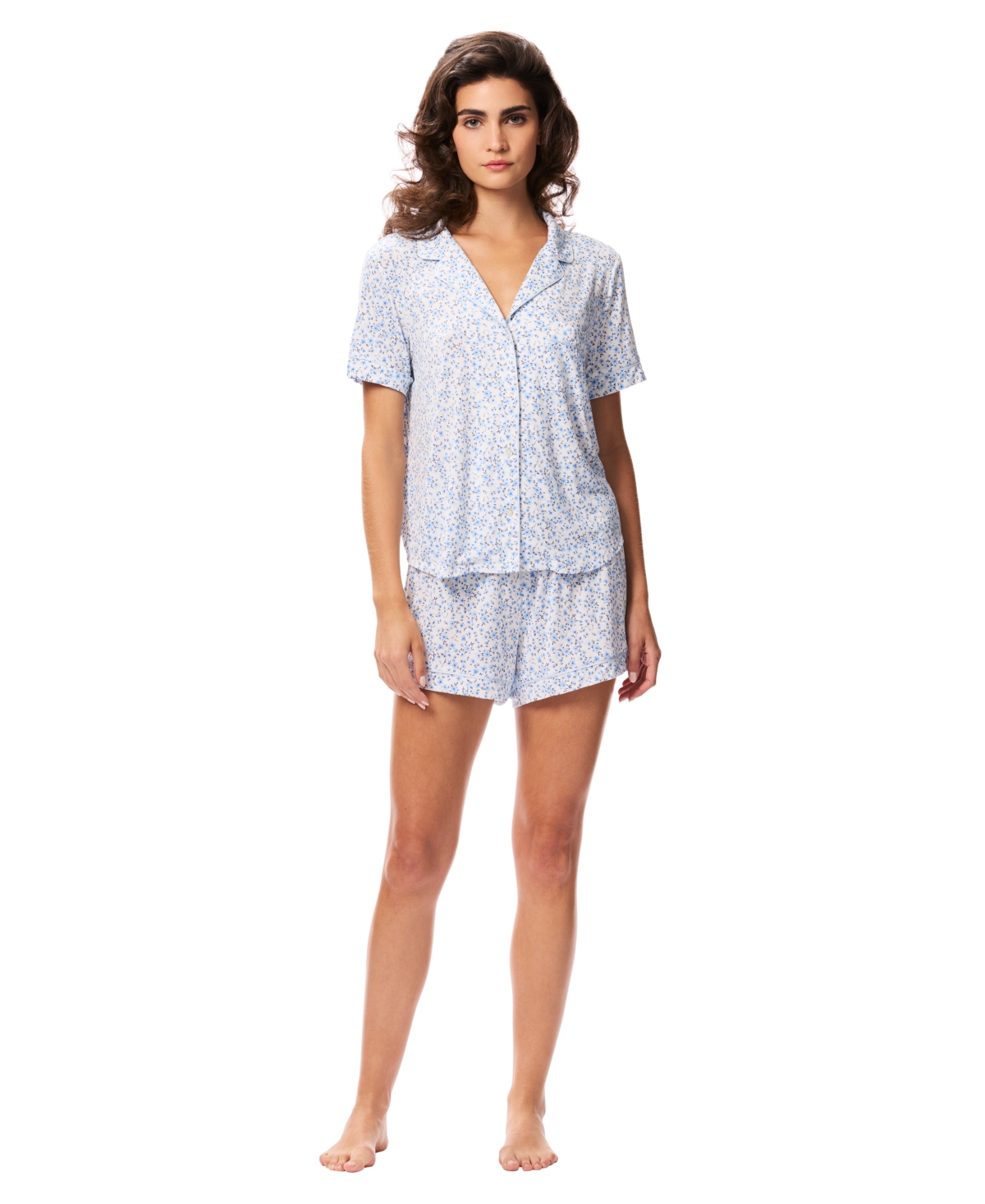 Click here for Gap Womens Notch Collar Short-Sleeve Shirt and Sho... prices