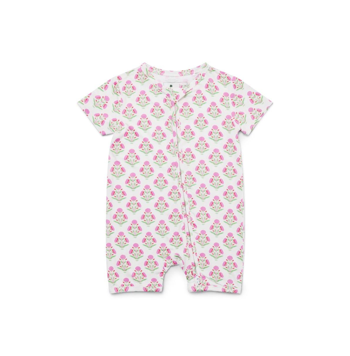 Click here for Motette Baby Girls Pink Posy Bamboo Sleeper - Pink... prices