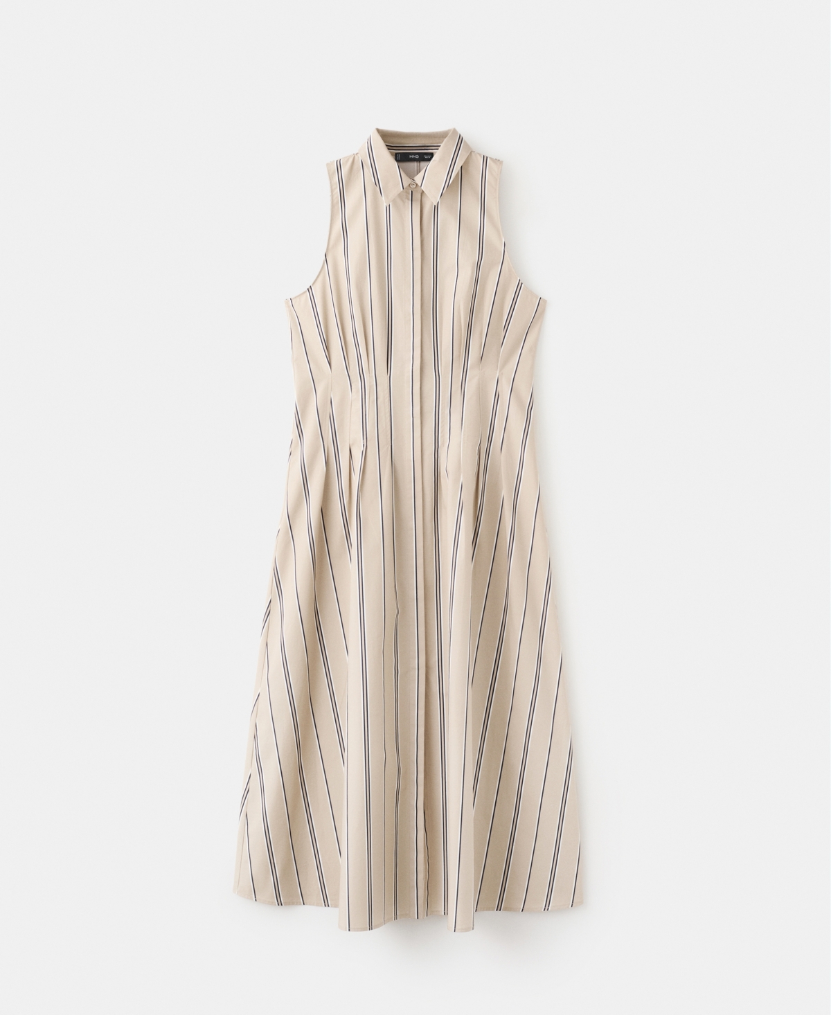 Click here for Mango Womens A-Line Shirt Dress - Medium Brown prices