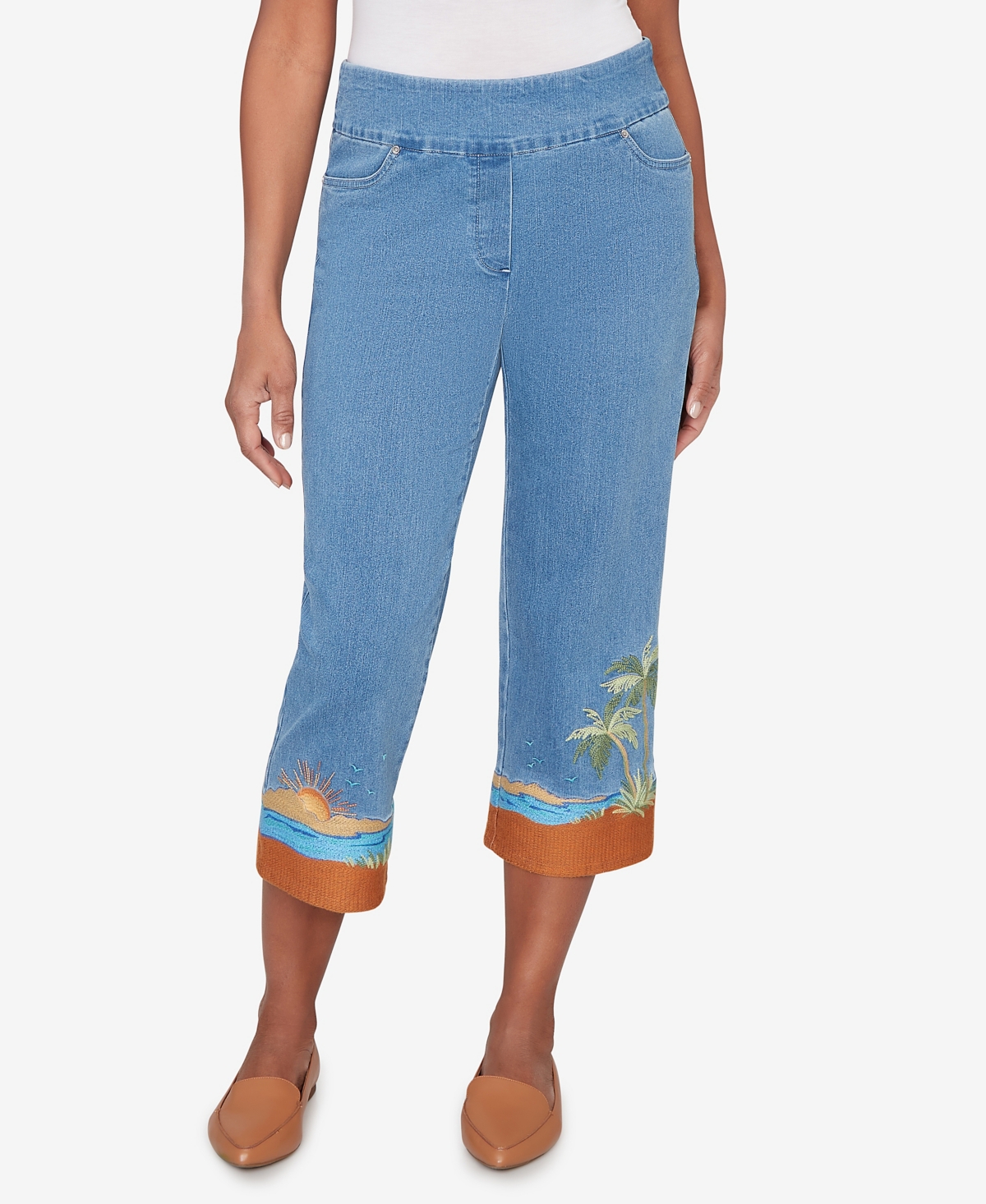 Click here for Alfred Dunner Womens Beachcomber Beach Embroidered... prices