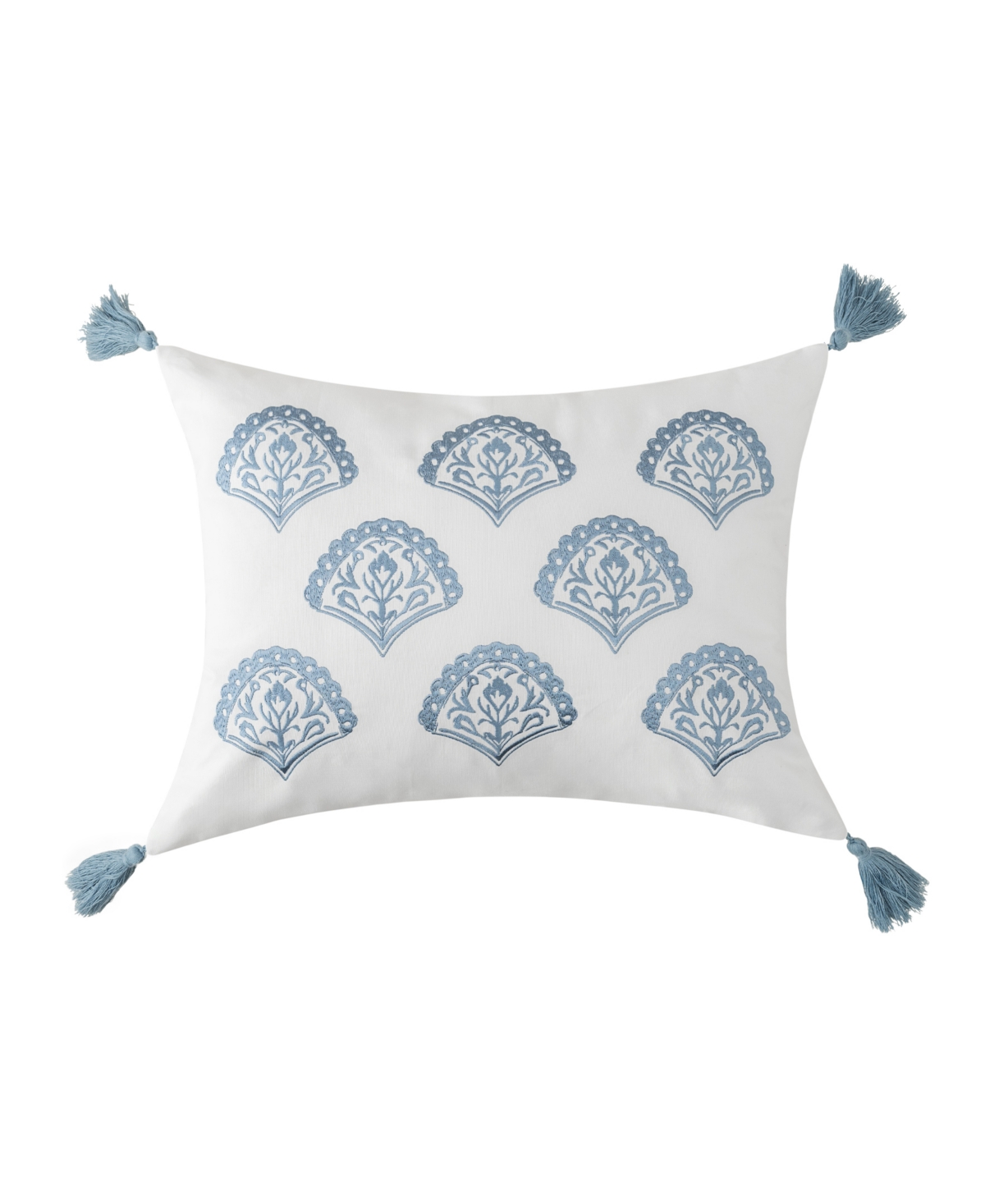 Click here for Levtex Home Cabana Stripe Embroidered Tassel Decor... prices