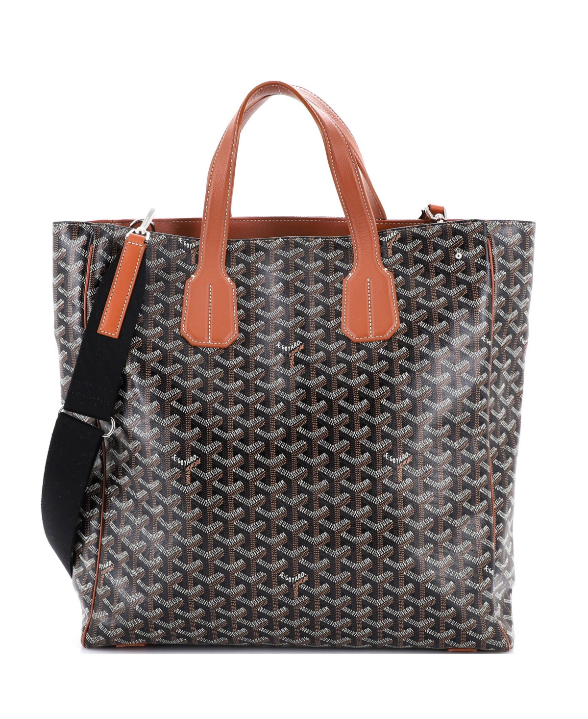 Click here for Pre-Owned Goyard Voltaire Iii Tote Coated Canvas -... prices