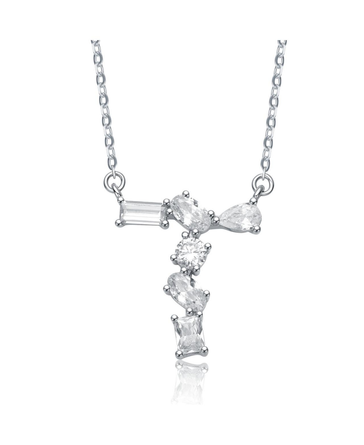 Click here for Genevive Brilliant Plated Cubic Zirconia Initial N... prices