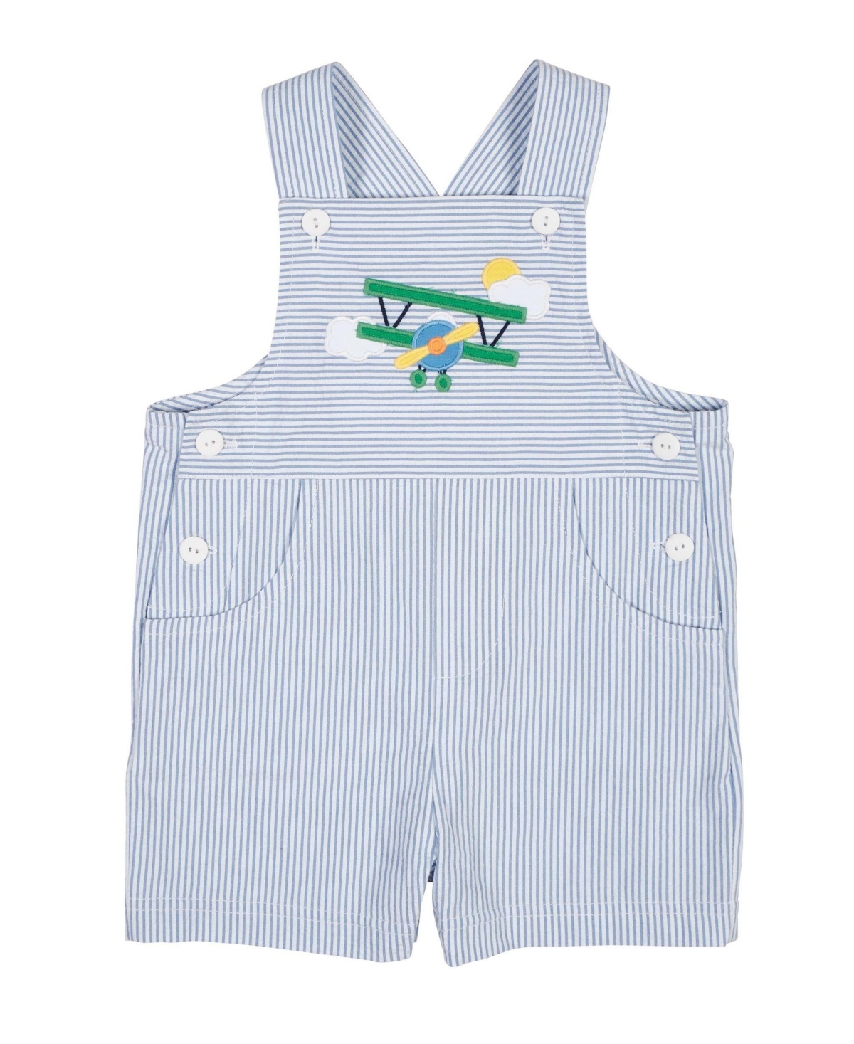 Click here for Florence Eiseman Baby Boy Seersucker Shortall With... prices