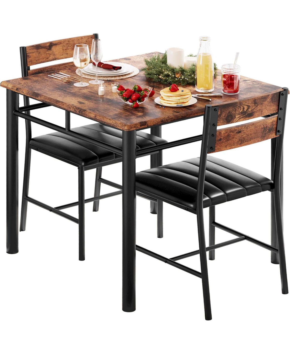 Click here for Ironck 29.1 W Dining Table Set for 2  Small Kitche... prices