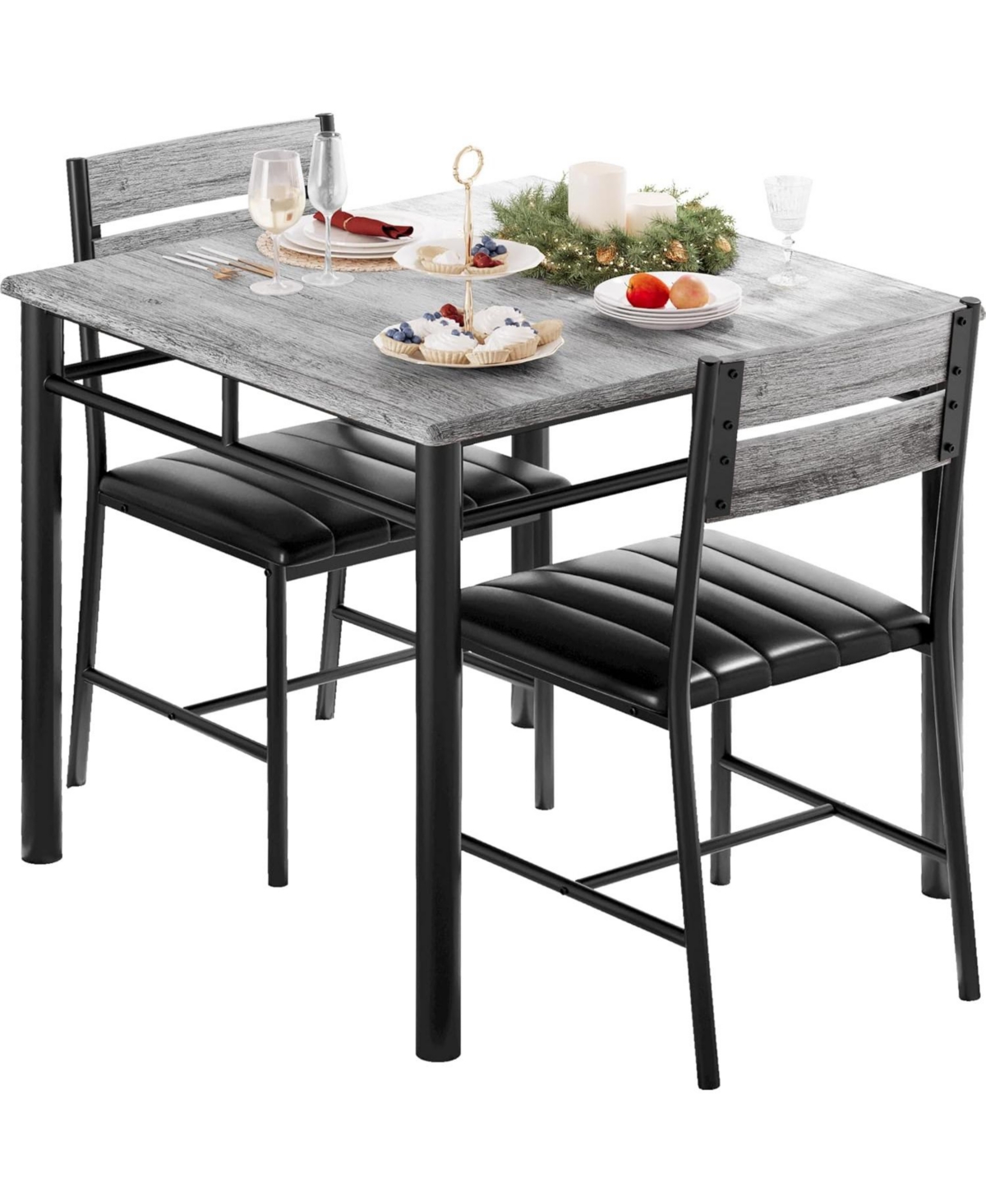 Click here for Ironck 29.1 W Dining Table Set for 2  Small Kitche... prices