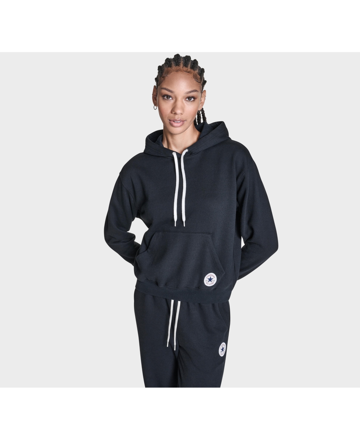 Click here for Converse Womens Chuck Taylor Patch Pullover Hoodie... prices