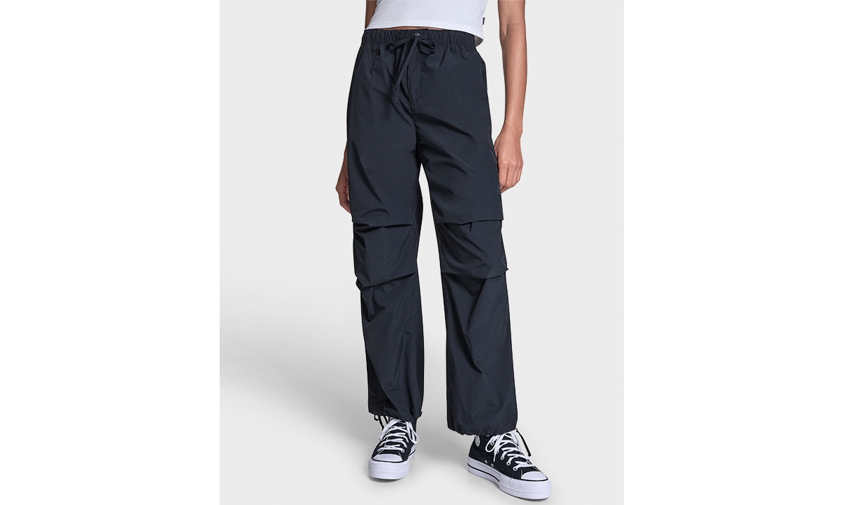 Click here for Converse Womens Loose-Fit Tech Pants - Converse bl... prices
