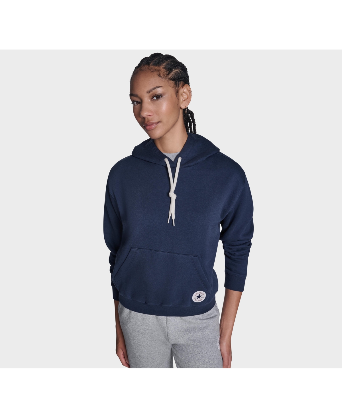 Click here for Converse Womens Chuck Taylor Patch Pullover Hoodie... prices