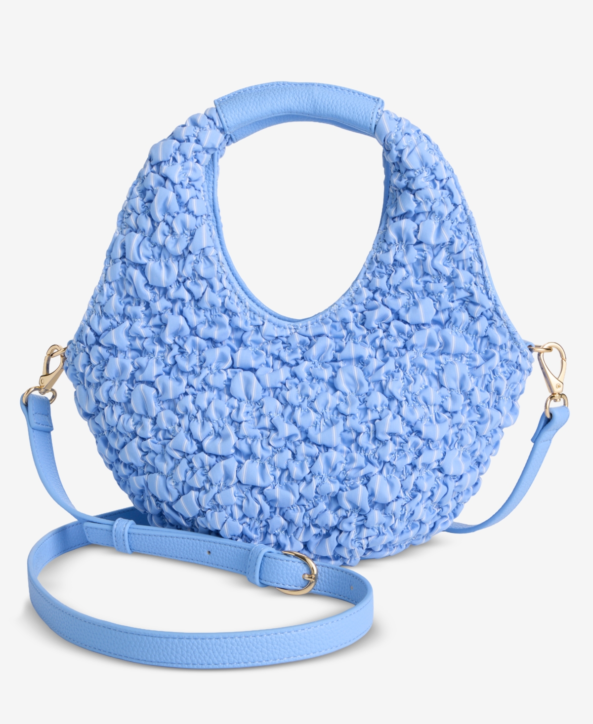 Click here for On 34th Alyii Ruched Stripe Top Handle  Macys Excl... prices