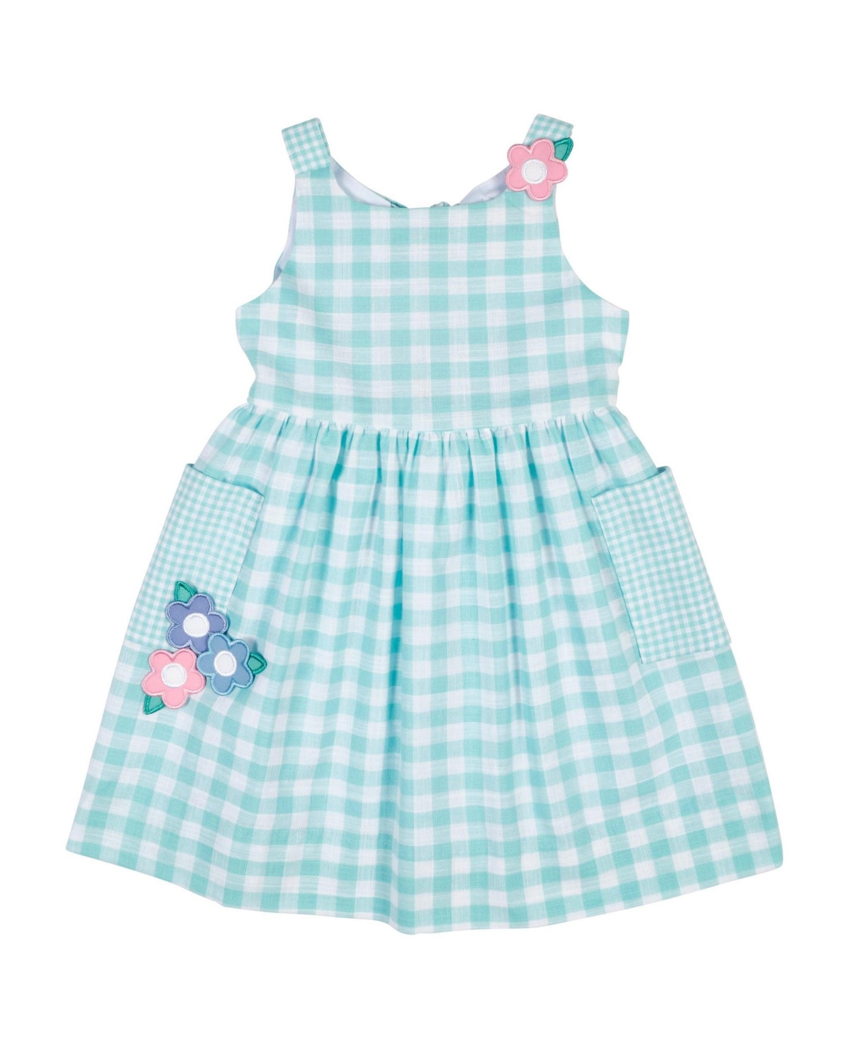 Click here for Florence Eiseman Baby Girl Gingham Linen Look Dres... prices