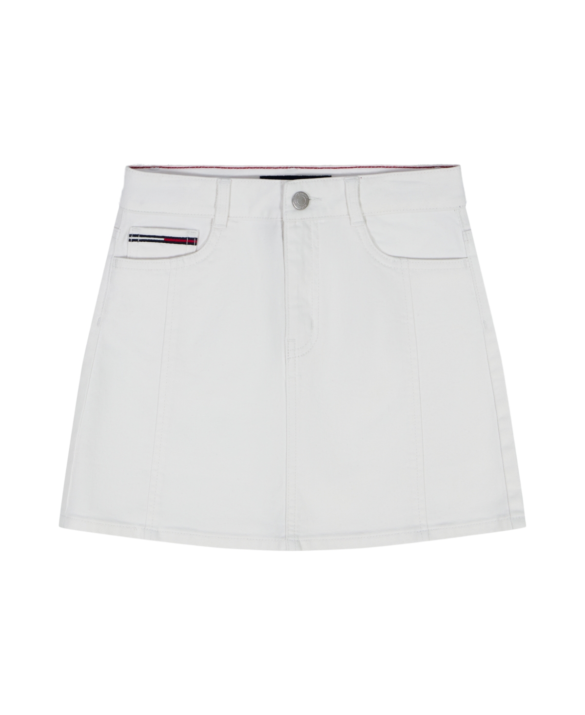 Click here for Tommy Hilfiger Girls 7-16 Denim Mini Skirt - White prices