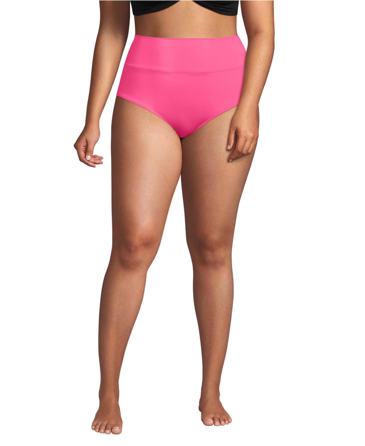 Click here for Lands End Plus Size Pinchless High Waisted Bikini... prices