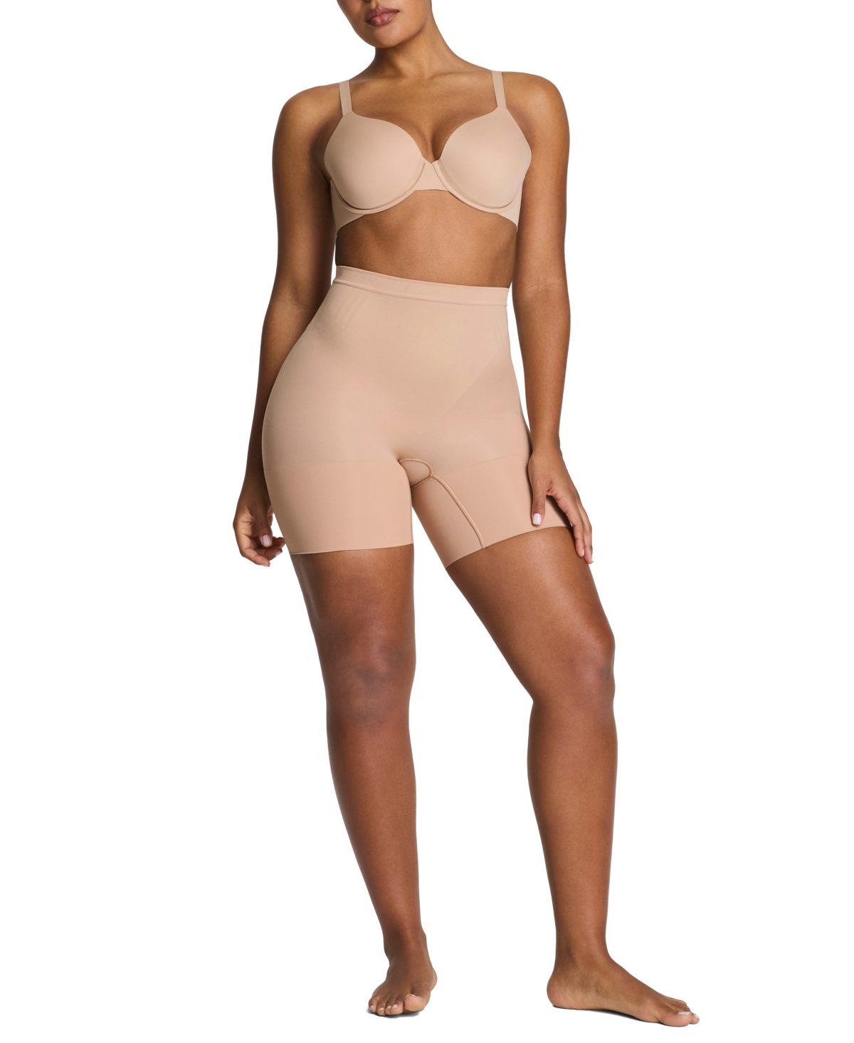 Click here for Spanx Womens SPANXsculpt GoFigure Mid-Thigh Shorts... prices