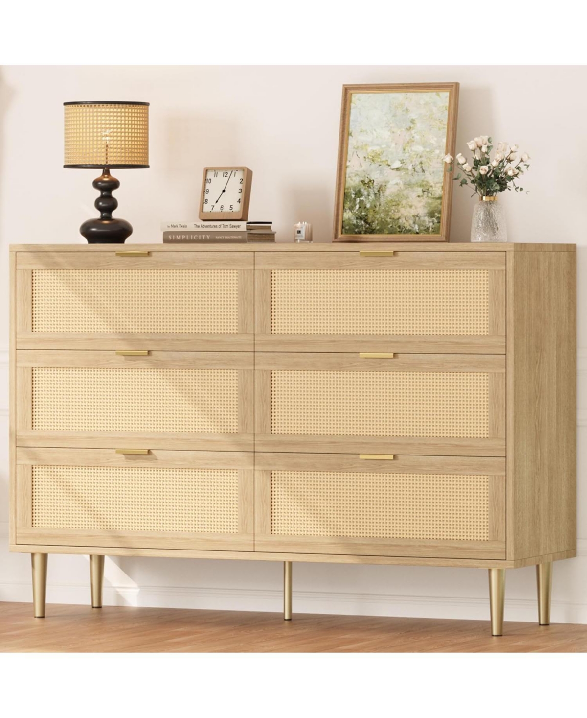 Click here for gaomon 6 Drawer Dresser for Bedroom  Modern Chest... prices