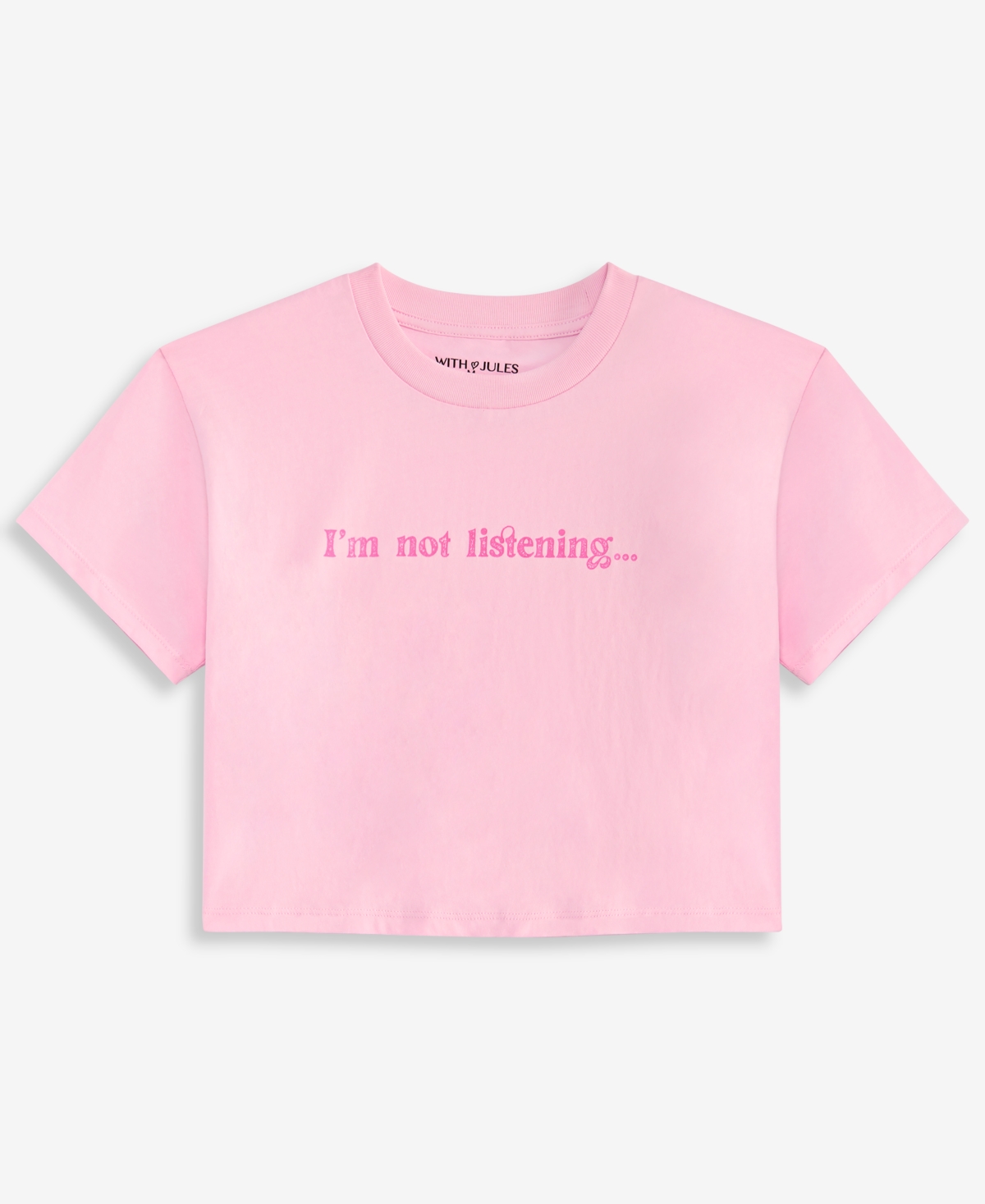 Click here for With Jules Big Girls Not Listening Graphic Cotton... prices