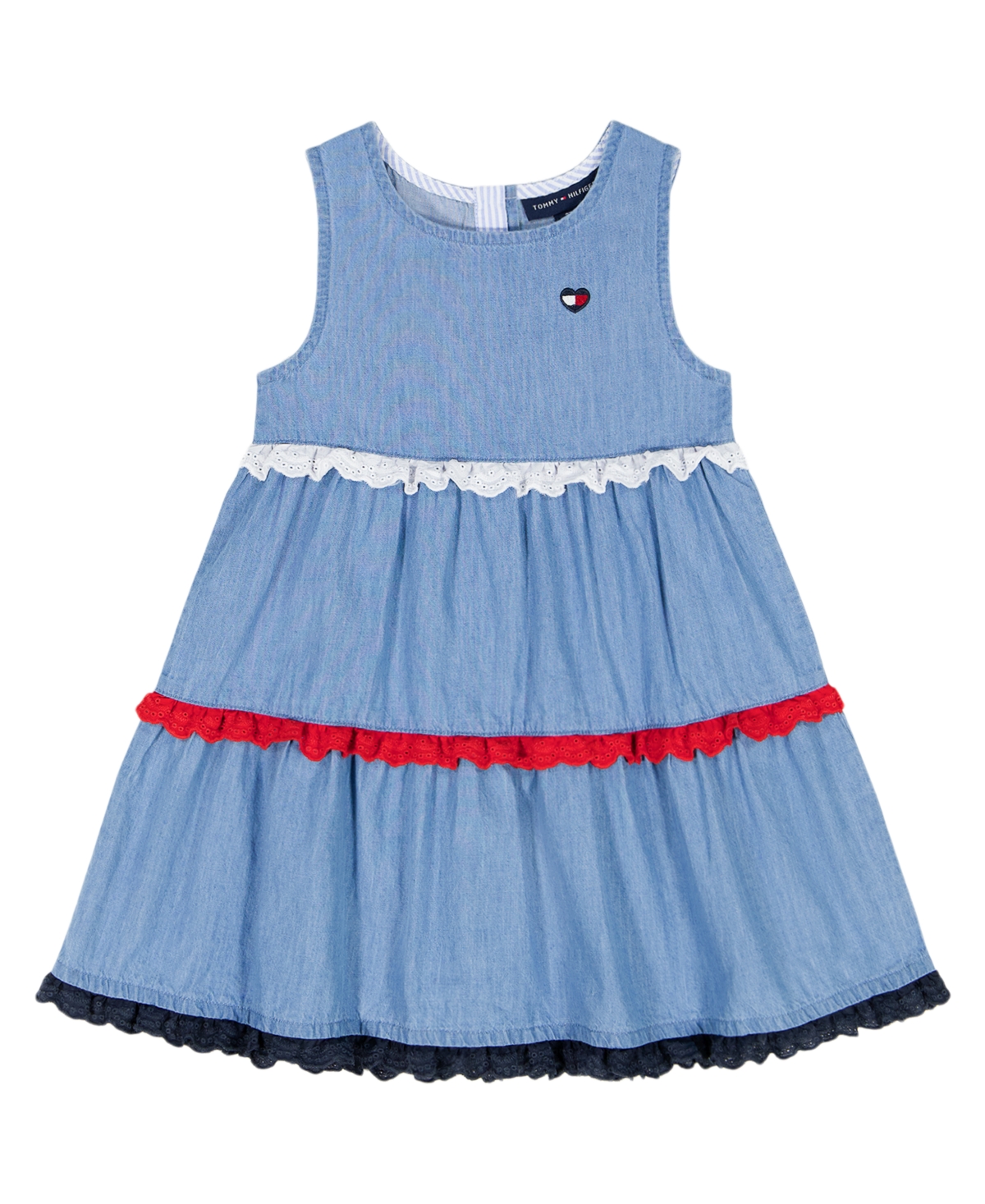 Click here for Tommy Hilfiger Girls Toddler 2T-4T Denim A-Line Dr... prices