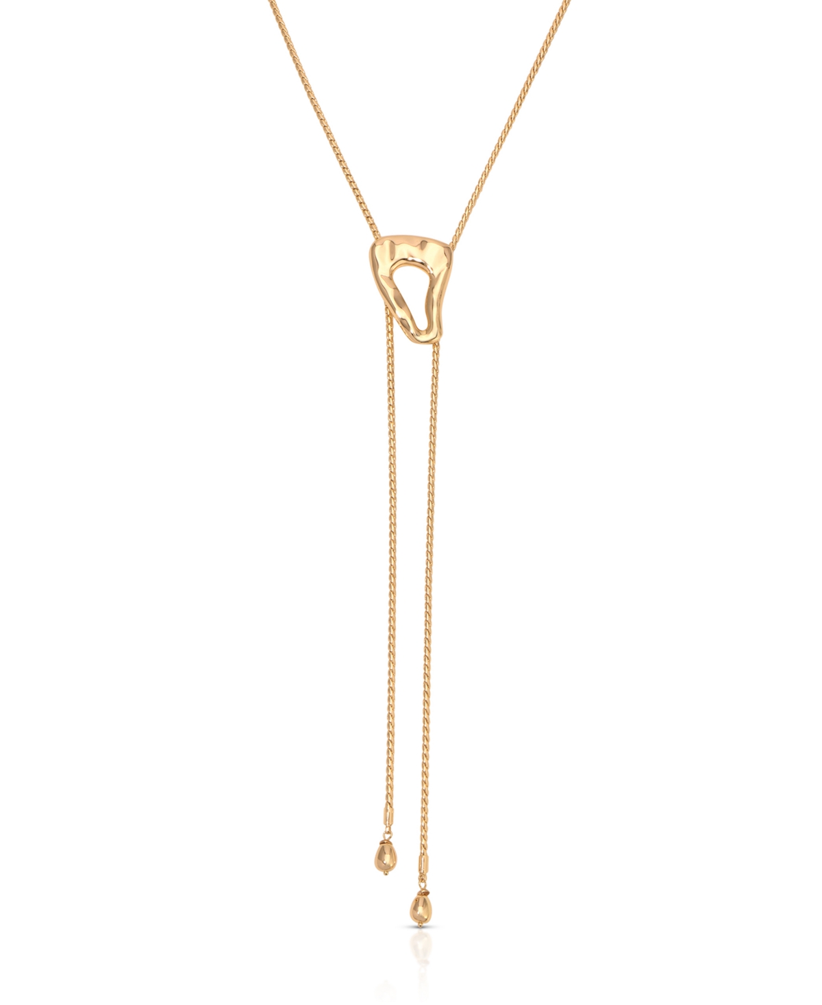 Click here for Ettika Molten Muse Bolo Necklace - Gold prices