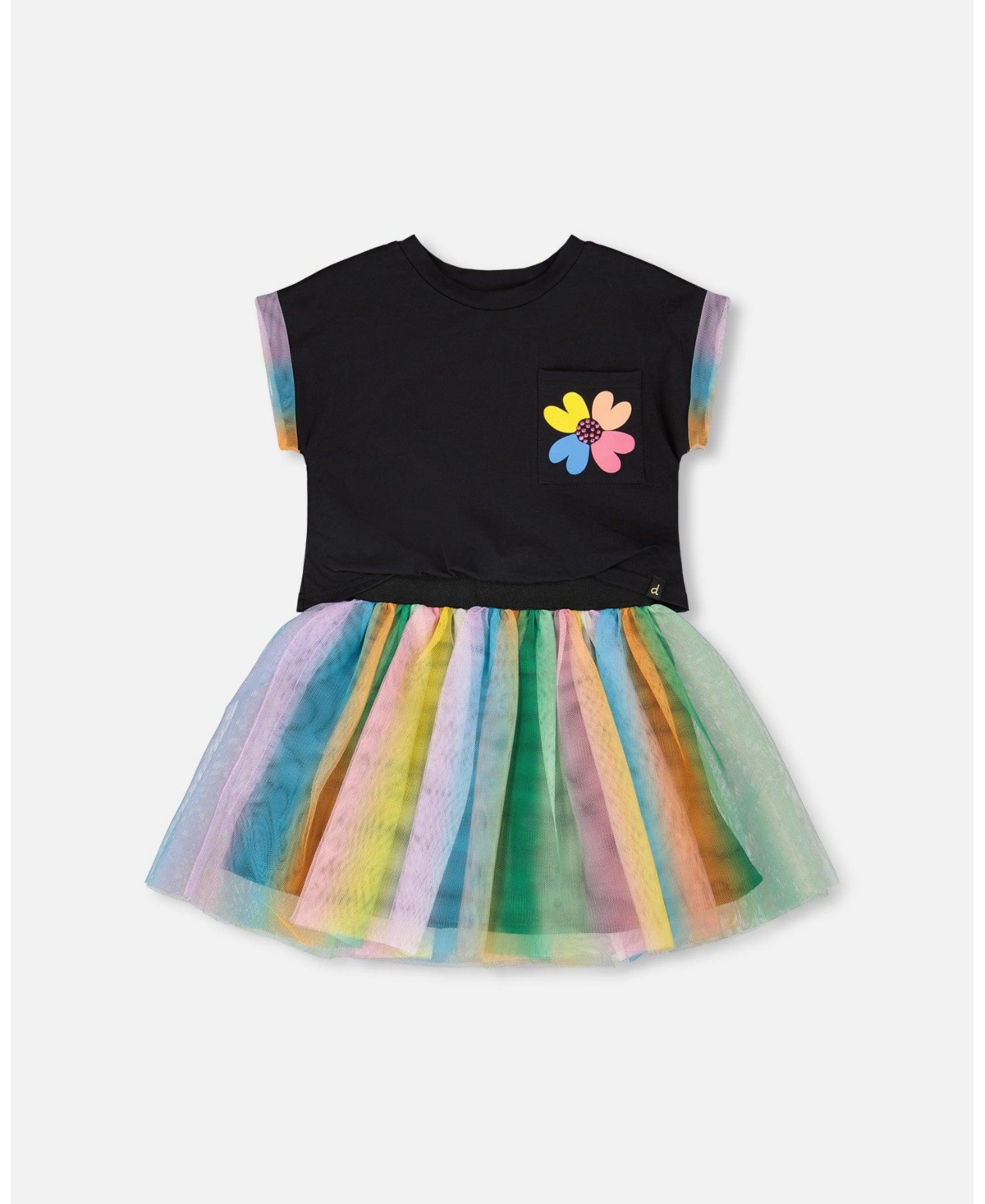 Click here for Deux par Deux Toddler Girls Cotton and Mesh Dress... prices