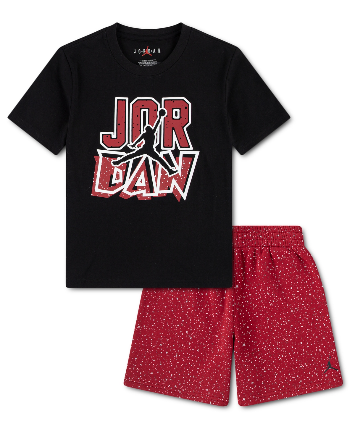 Click here for Jordan Boys 4-7 The Greatest Speckle T-Shirt & Sho... prices