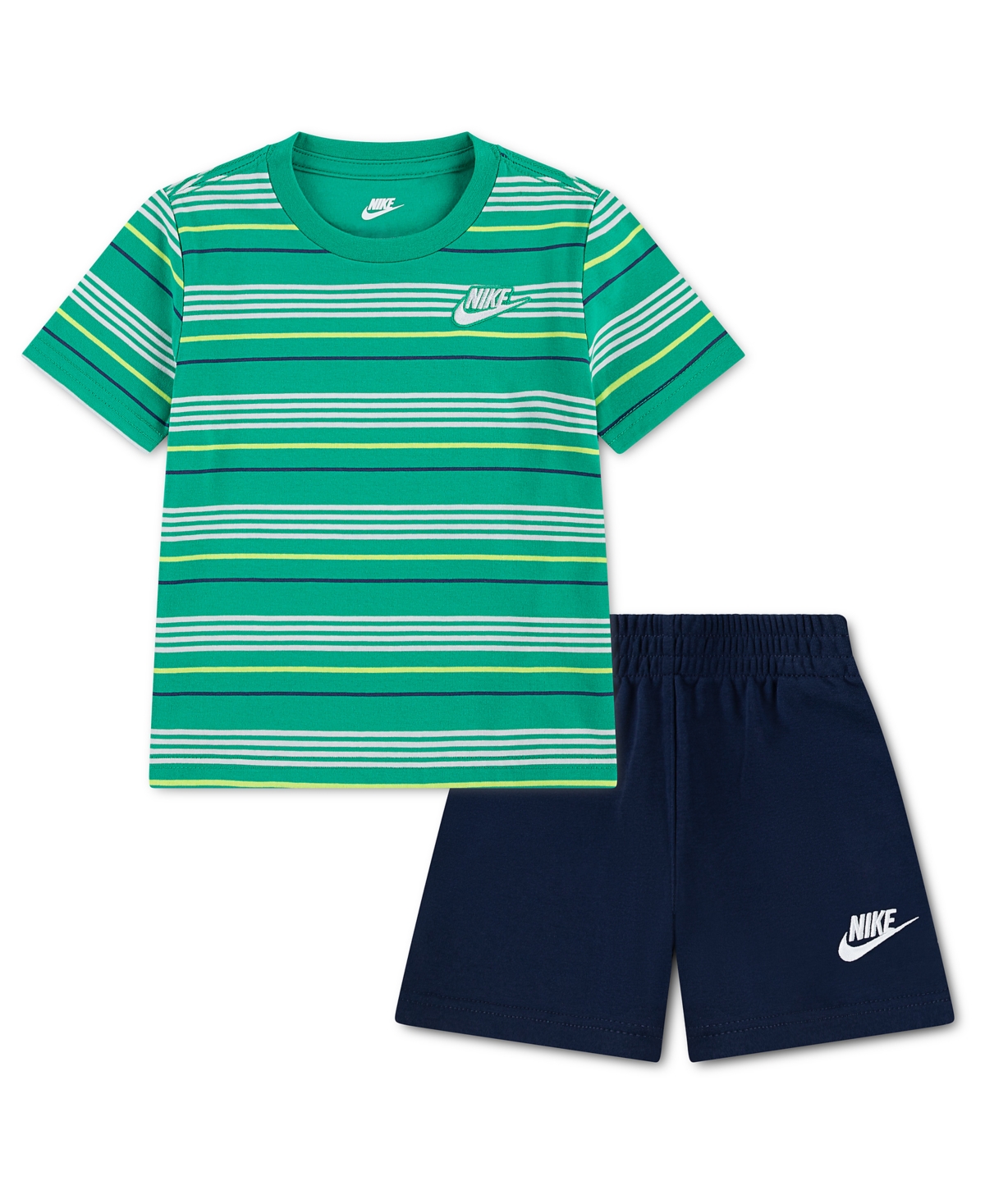 Click here for Nike Toddler Boys 2T-4T Striped Short-Sleeve T-Shi... prices