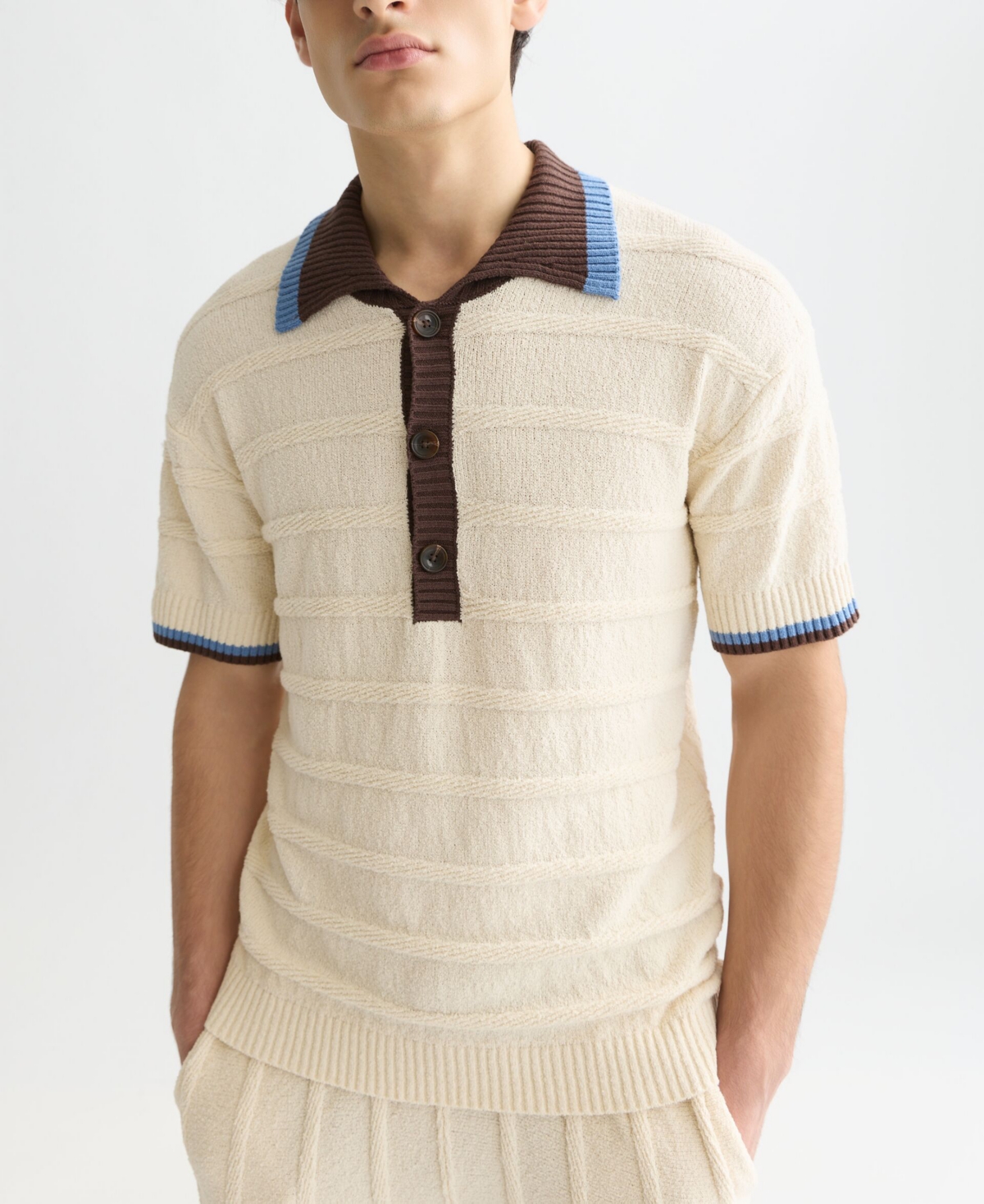 Click here for Scotch & Soda Mens Structured Knitted Regular-Fit... prices