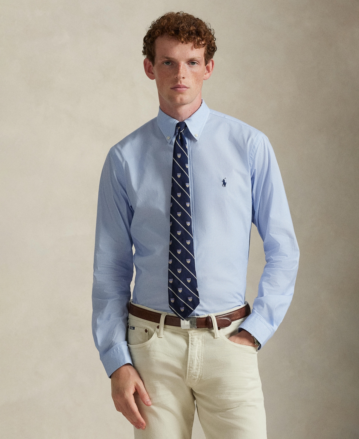 Click here for Polo Ralph Lauren Mens Classic-Fit Gingham Stretch... prices